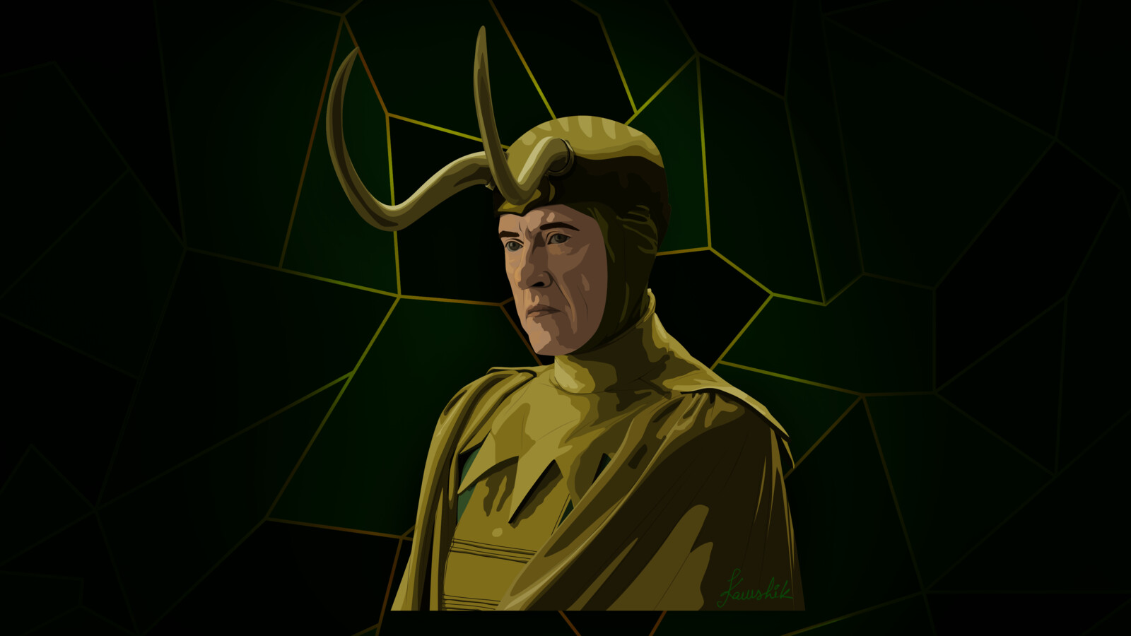 Kawshik Ghosh - Classic Loki Vector Portrait