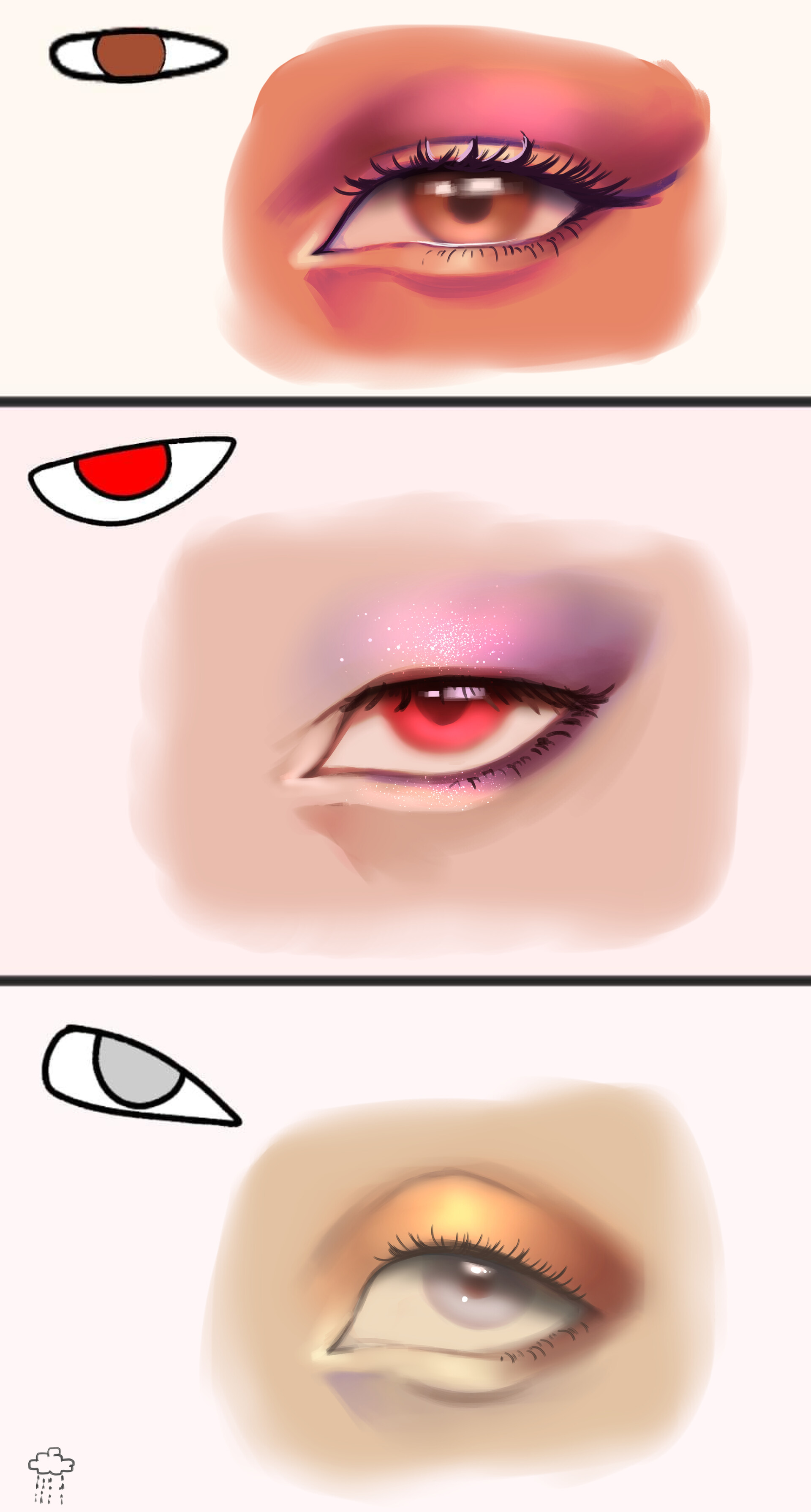 ArtStation - eye drawing challenge