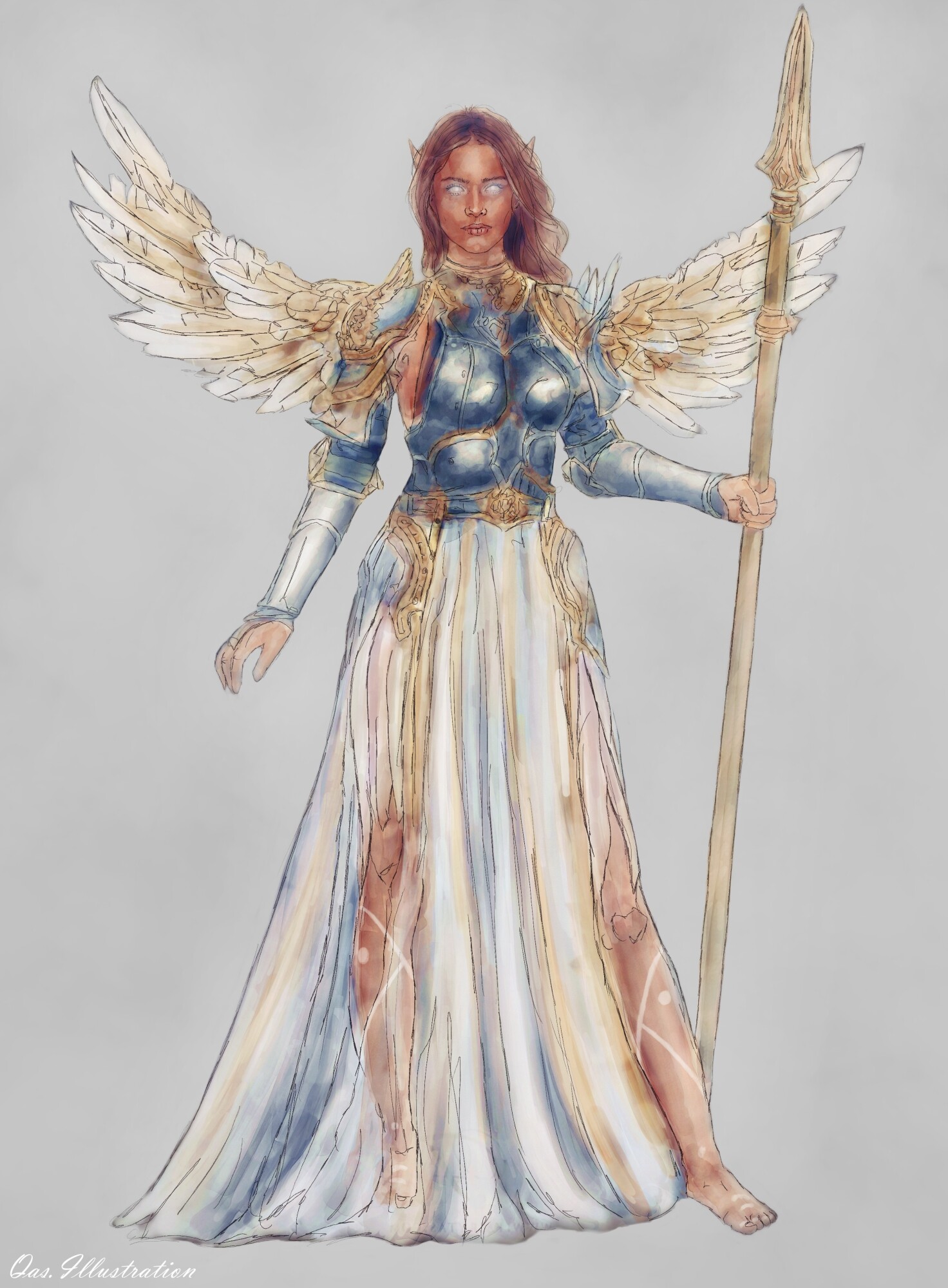 ArtStation - Rei - Board game Character Art