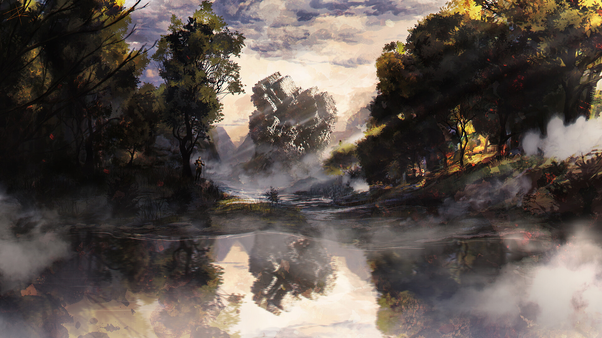 ArtStation - Fantasy RPG landscape