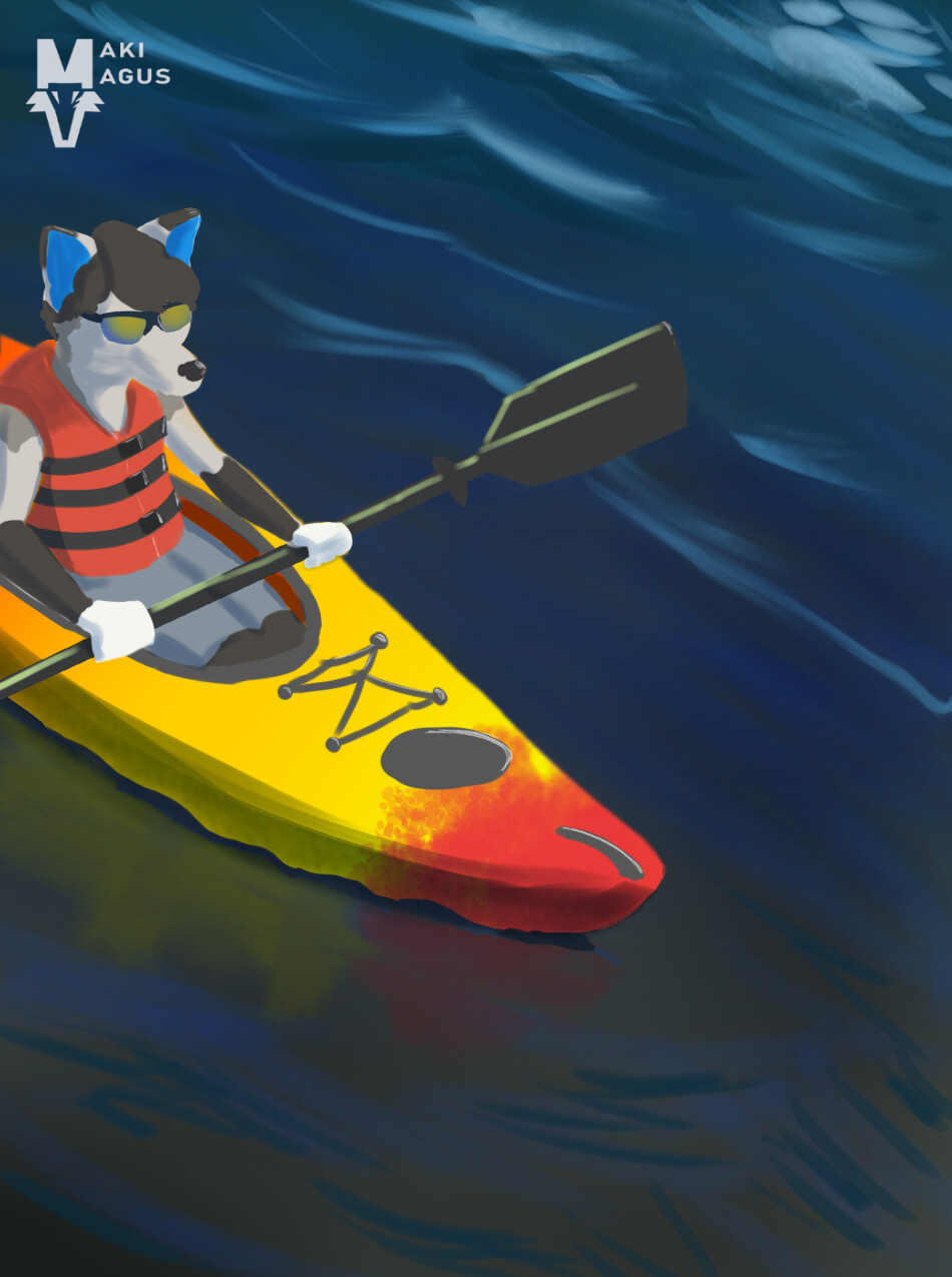 ArtStation - Lazy kayak