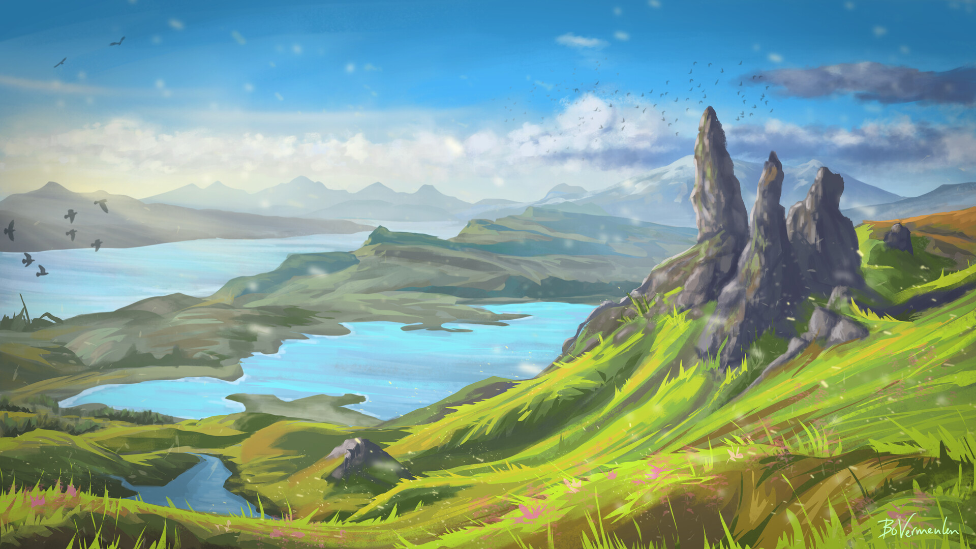 ArtStation - Bird Isle