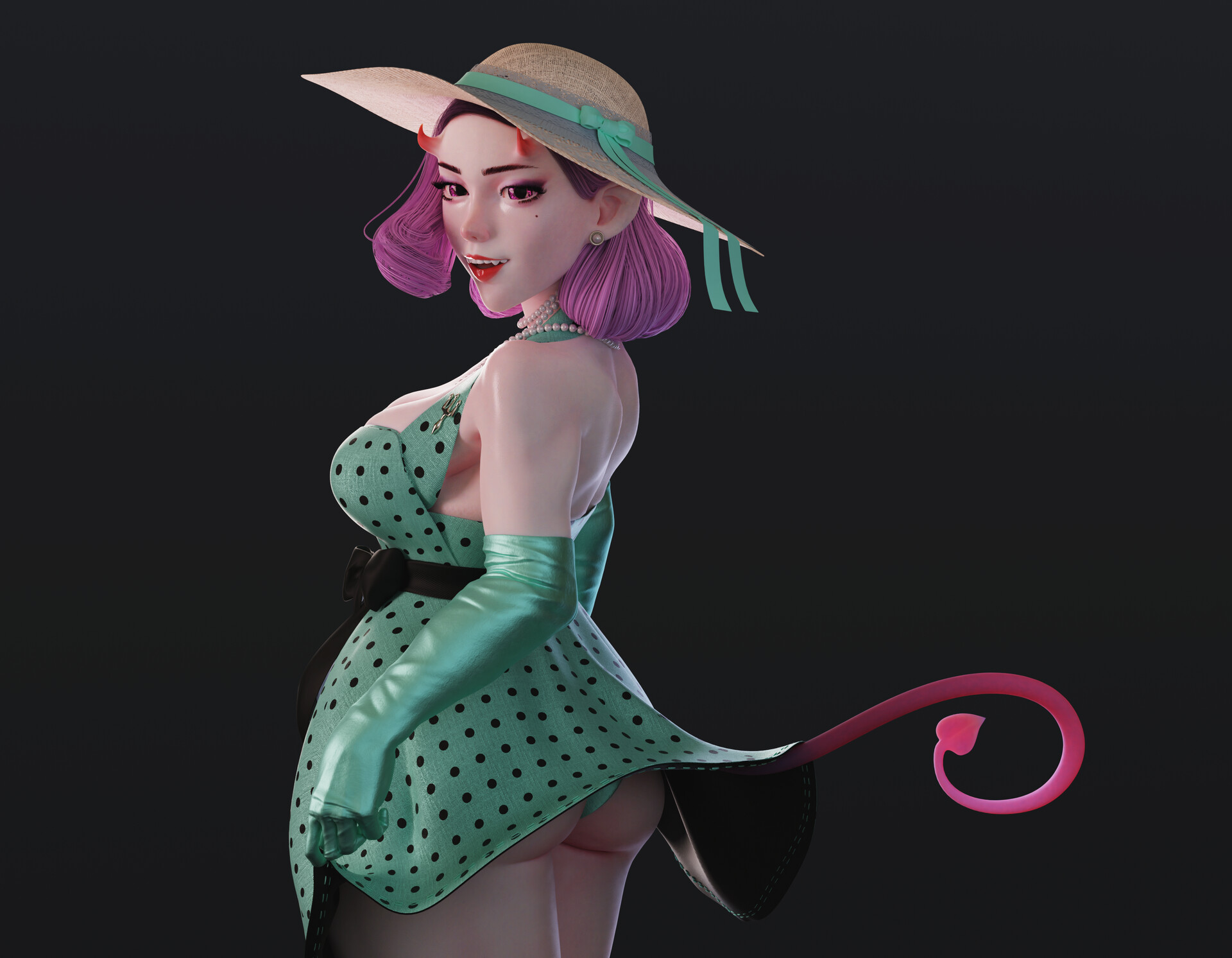 ArtStation - Devil lady