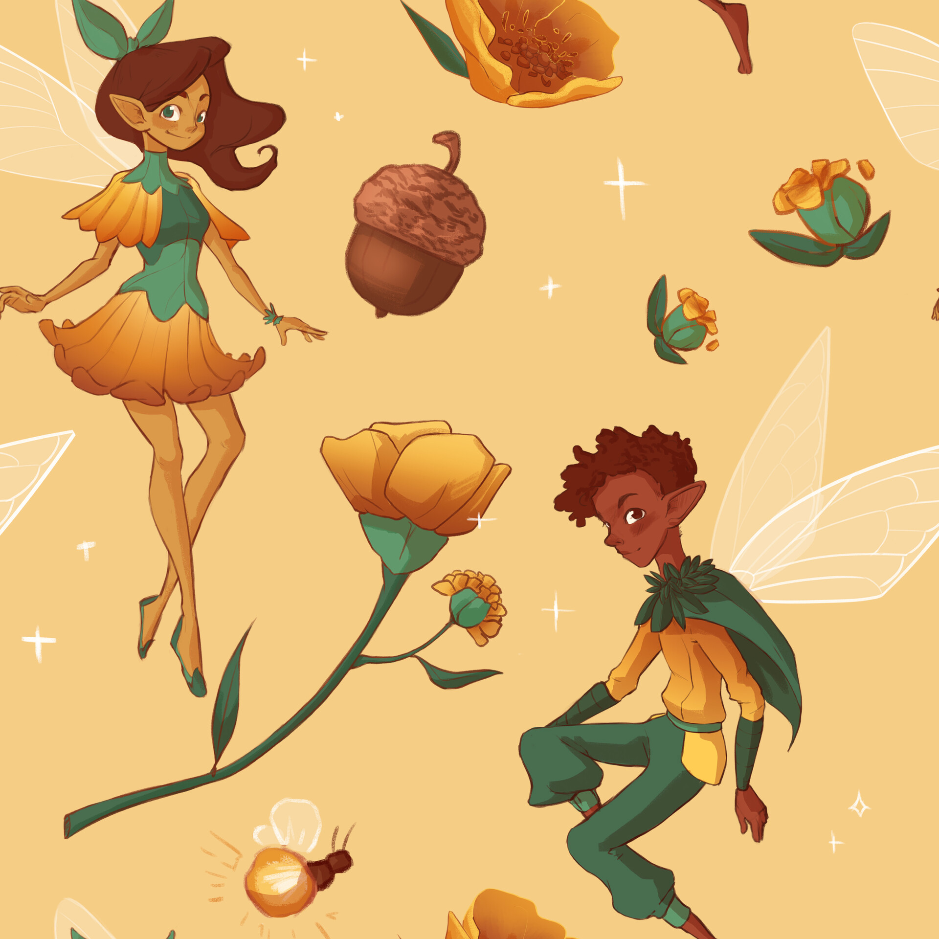 ArtStation - Fairy Pattern