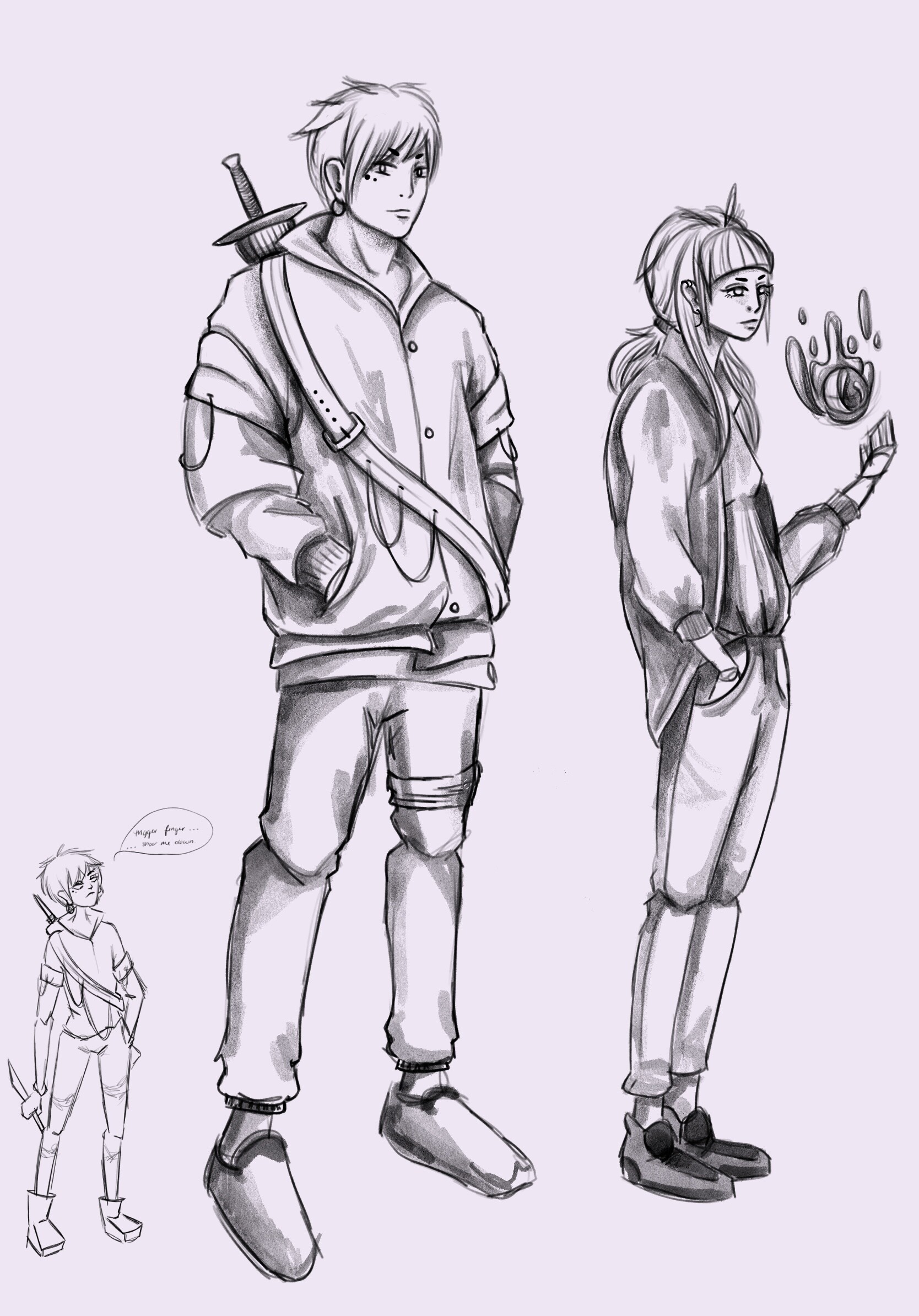 ArtStation - Sketch - Original Character Drafts