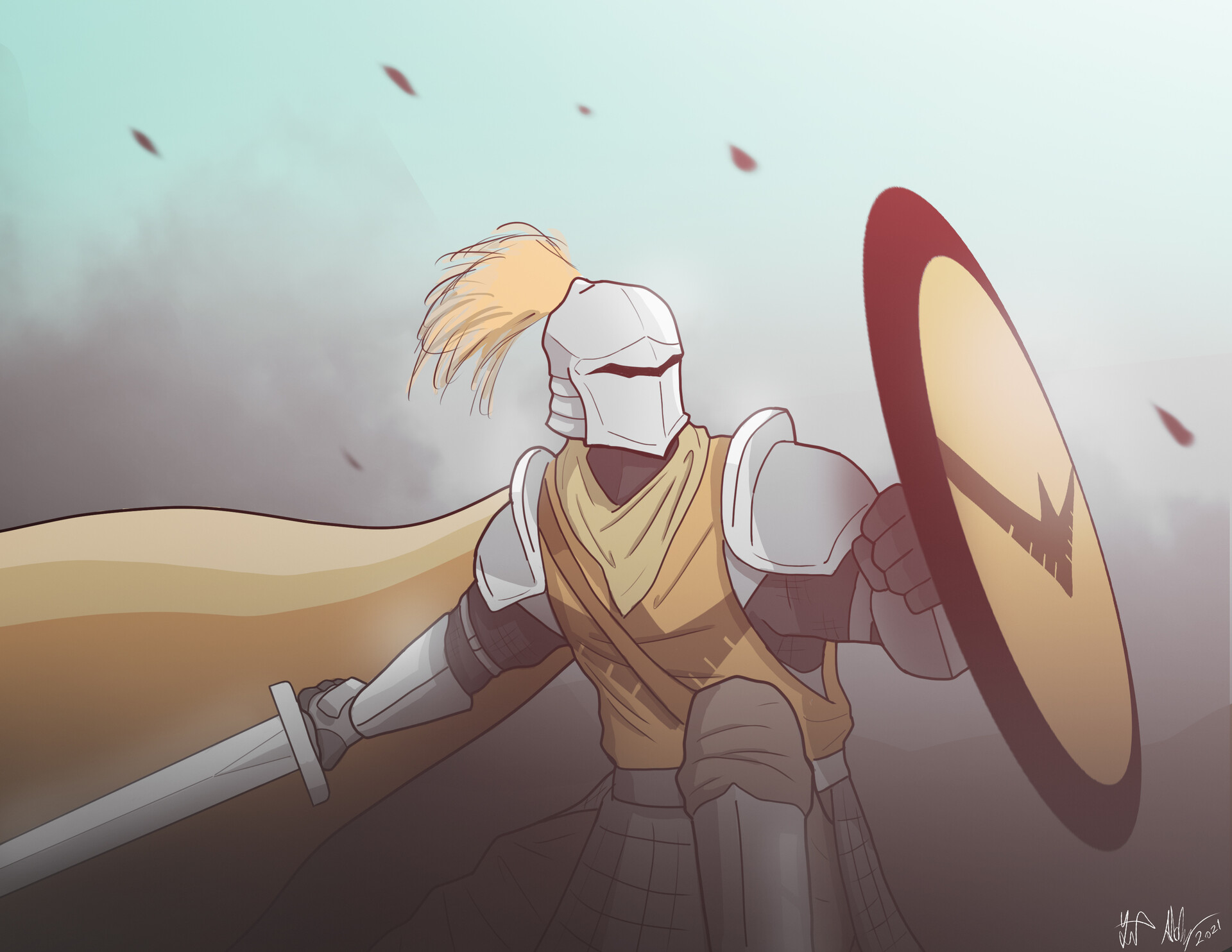 ArtStation - Knight's Last Stand