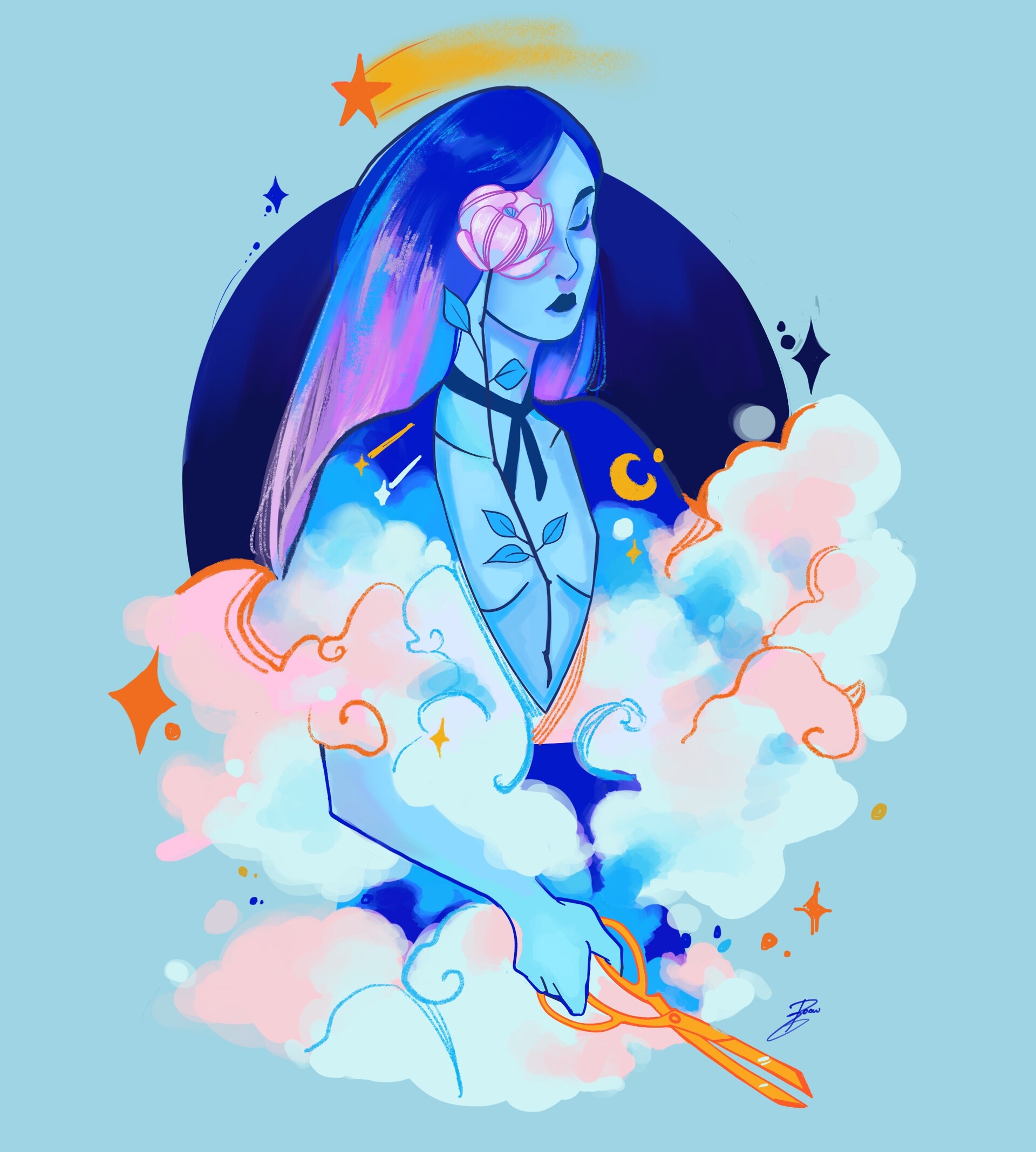 ArtStation - Blue Witch