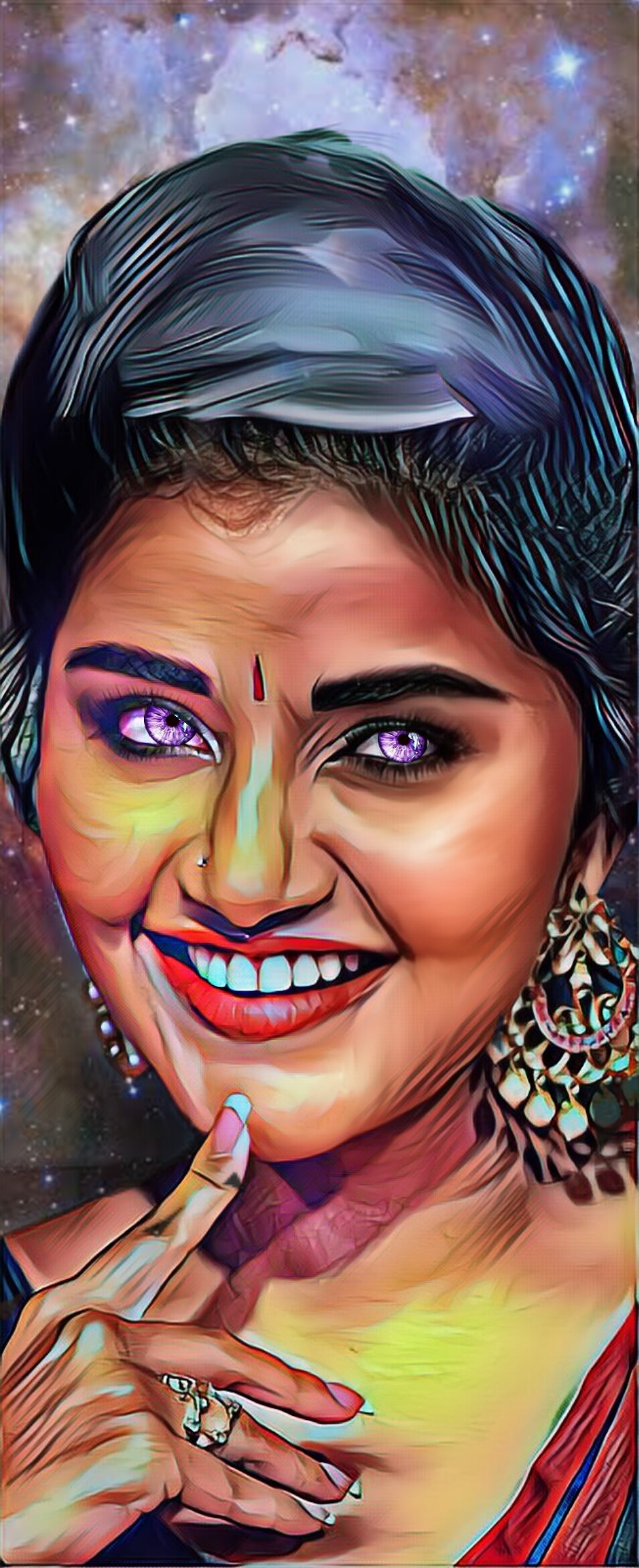 ArtStation - Anupama Parameshwara Potrait Art