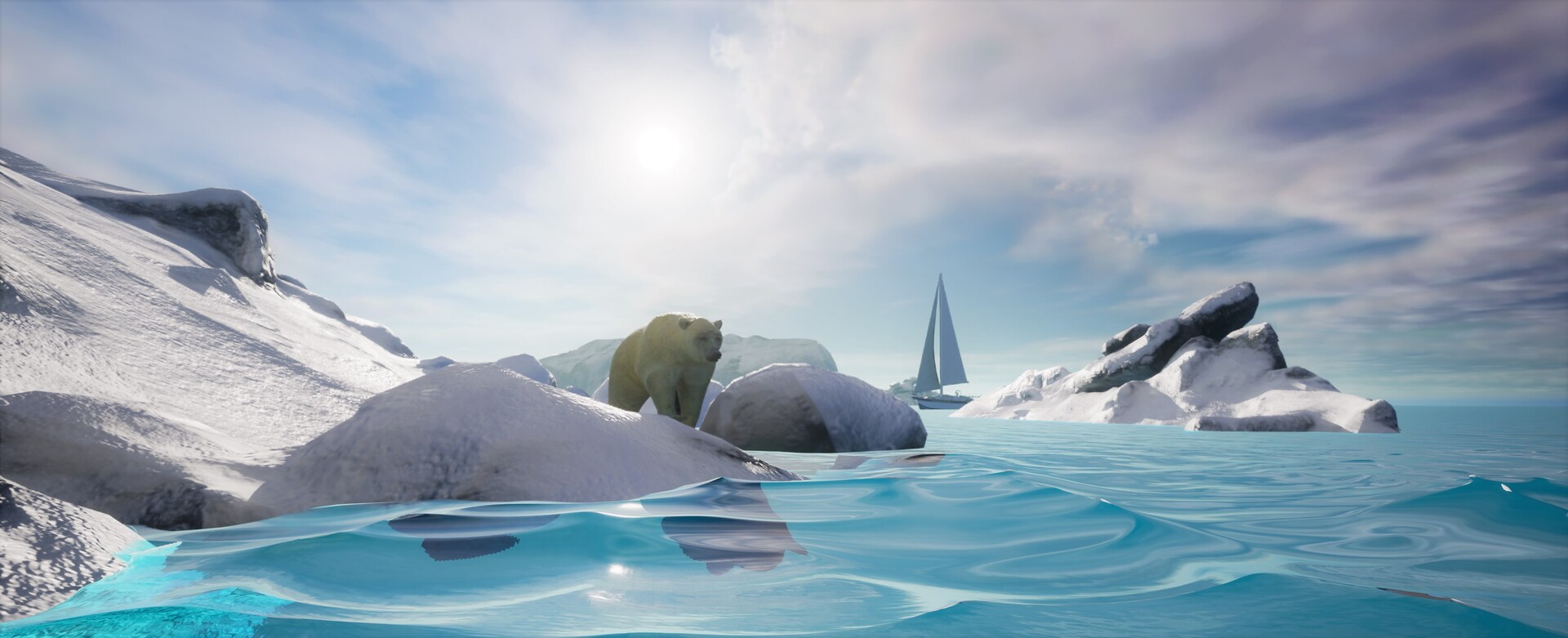 ArtStation - Antarctica project shot2 3D design for Antarctica using ...