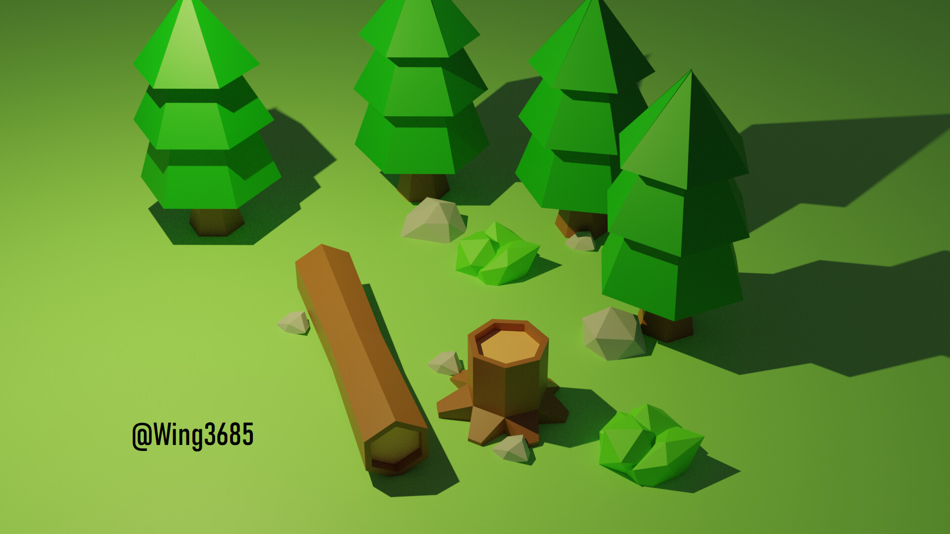 ArtStation - A few forest assets