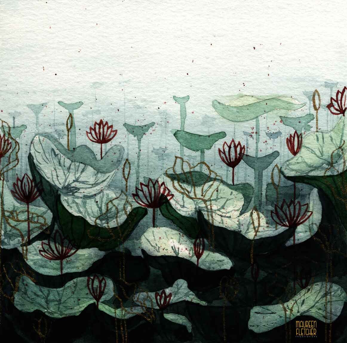 ArtStation - Lotus Pond