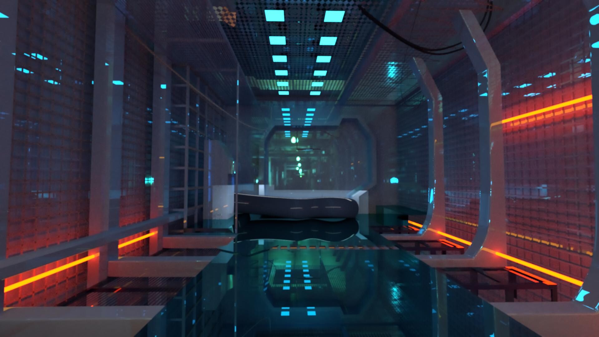 ArtStation - SpacePort Rendering