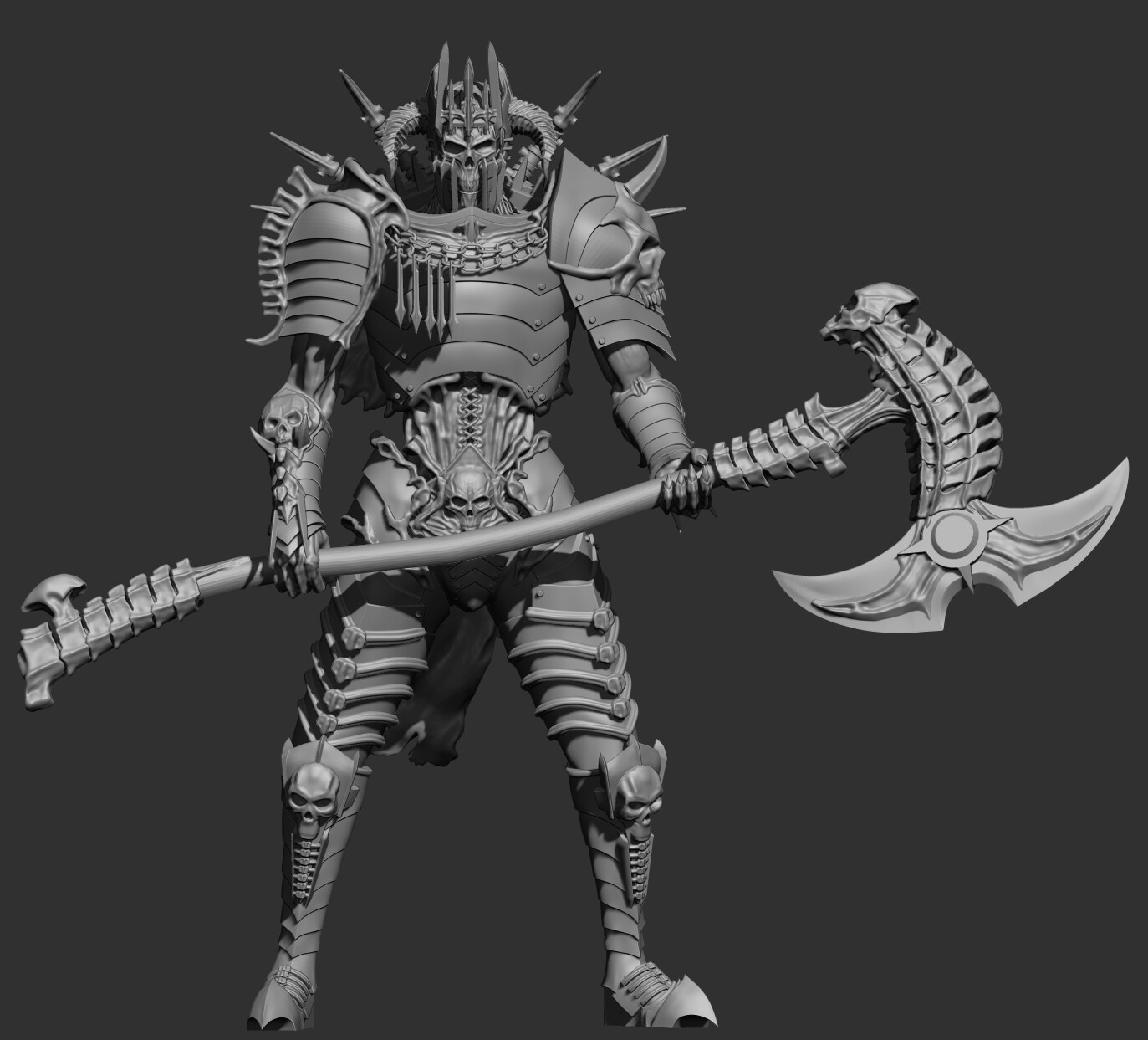 ArtStation - Skull Necro Soldier