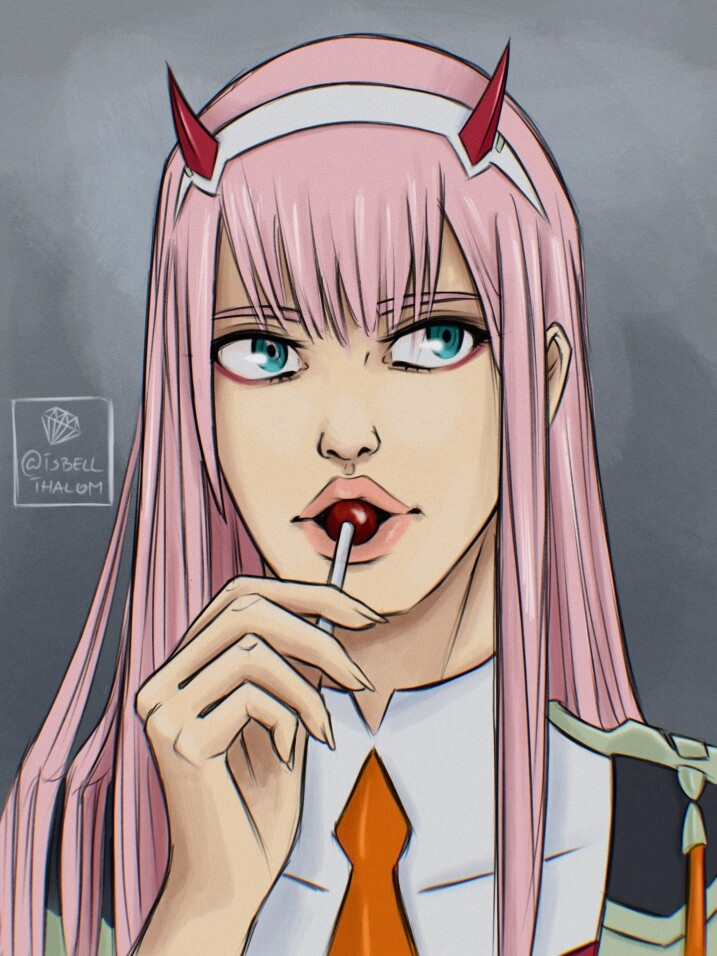 ArtStation - Zero Two fanart