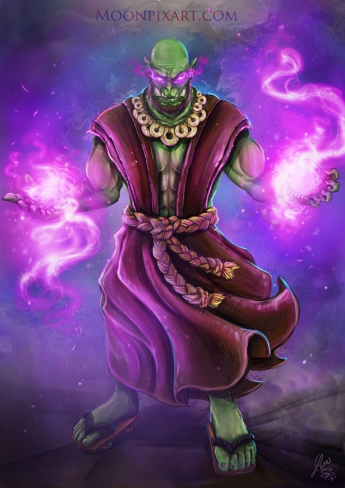 ArtStation - Monk Orc