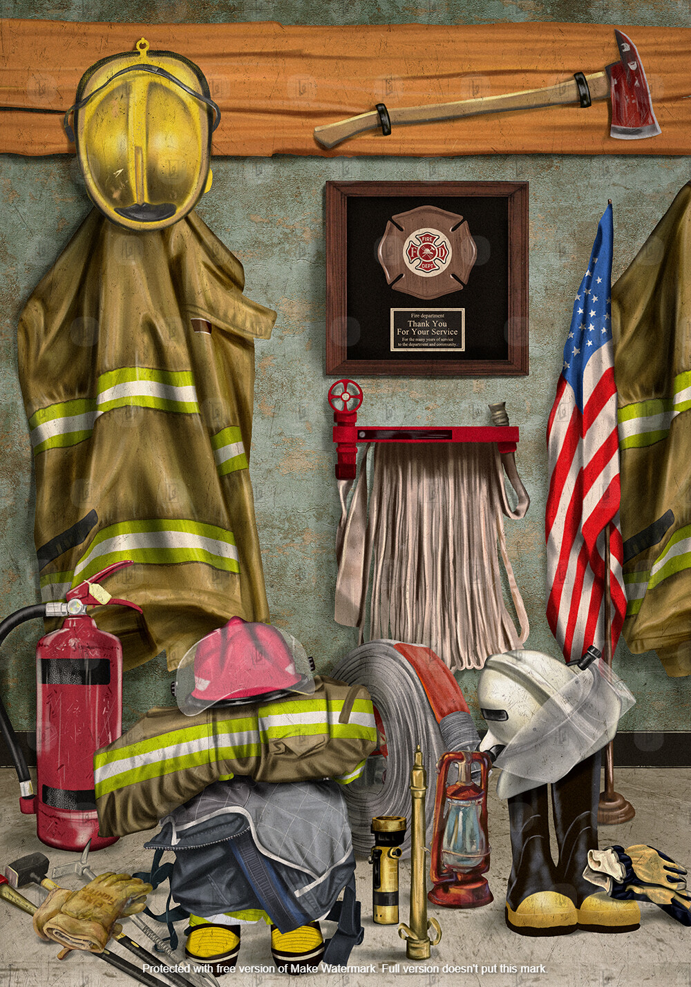 ArtStation - Firefighter