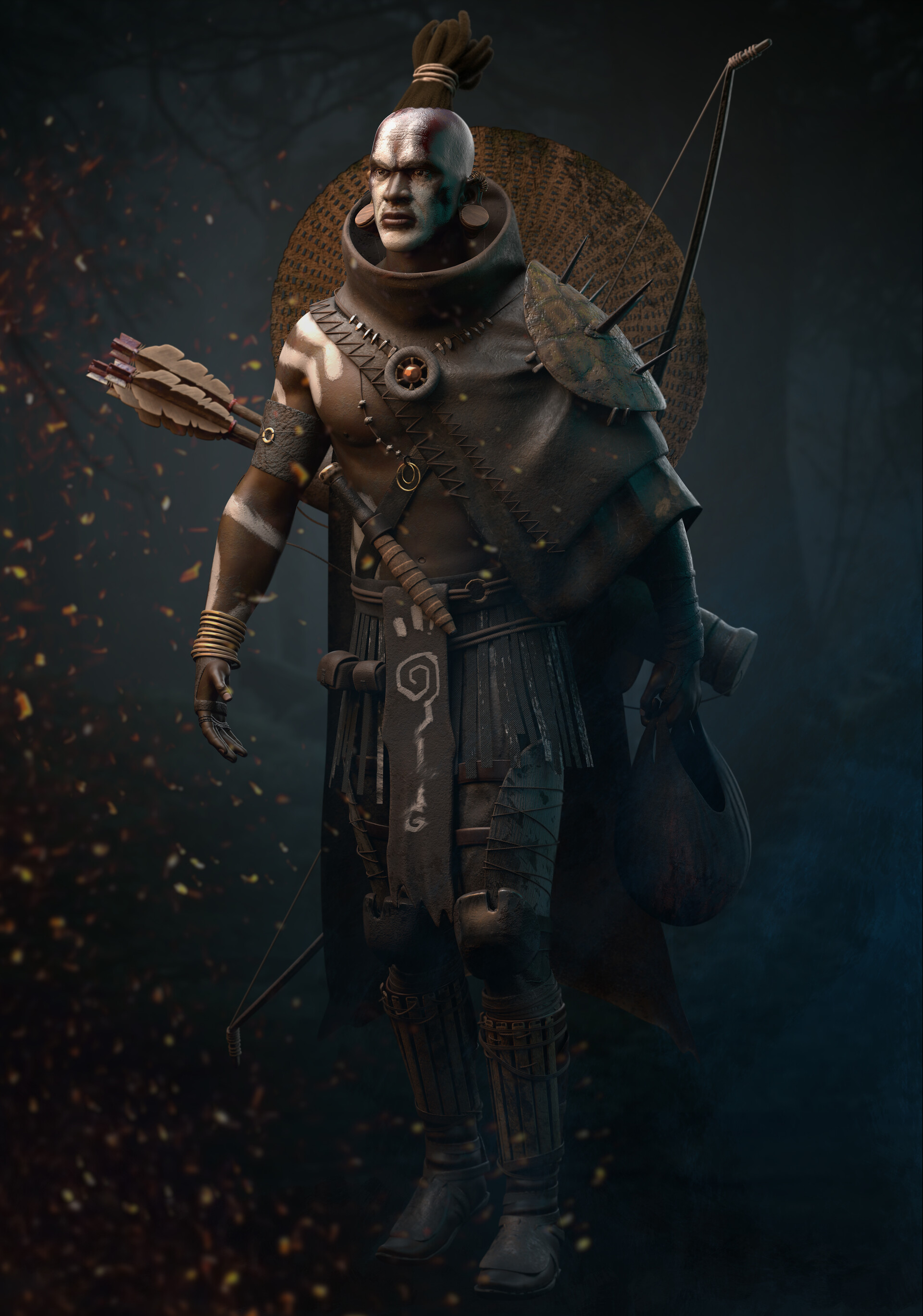 ArtStation - African Warrior