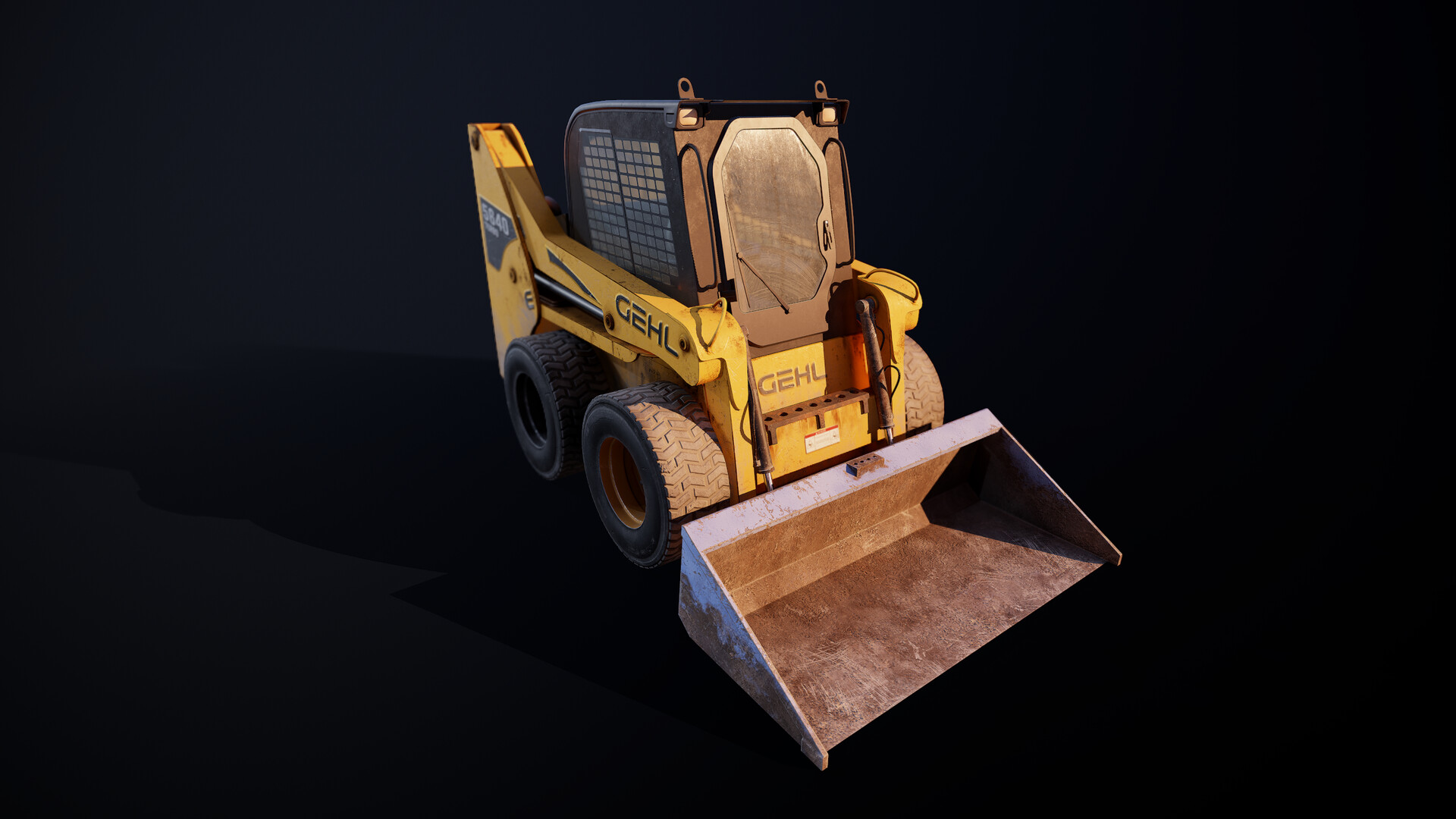 ArtStation - Skid-steer Loader - GEHL