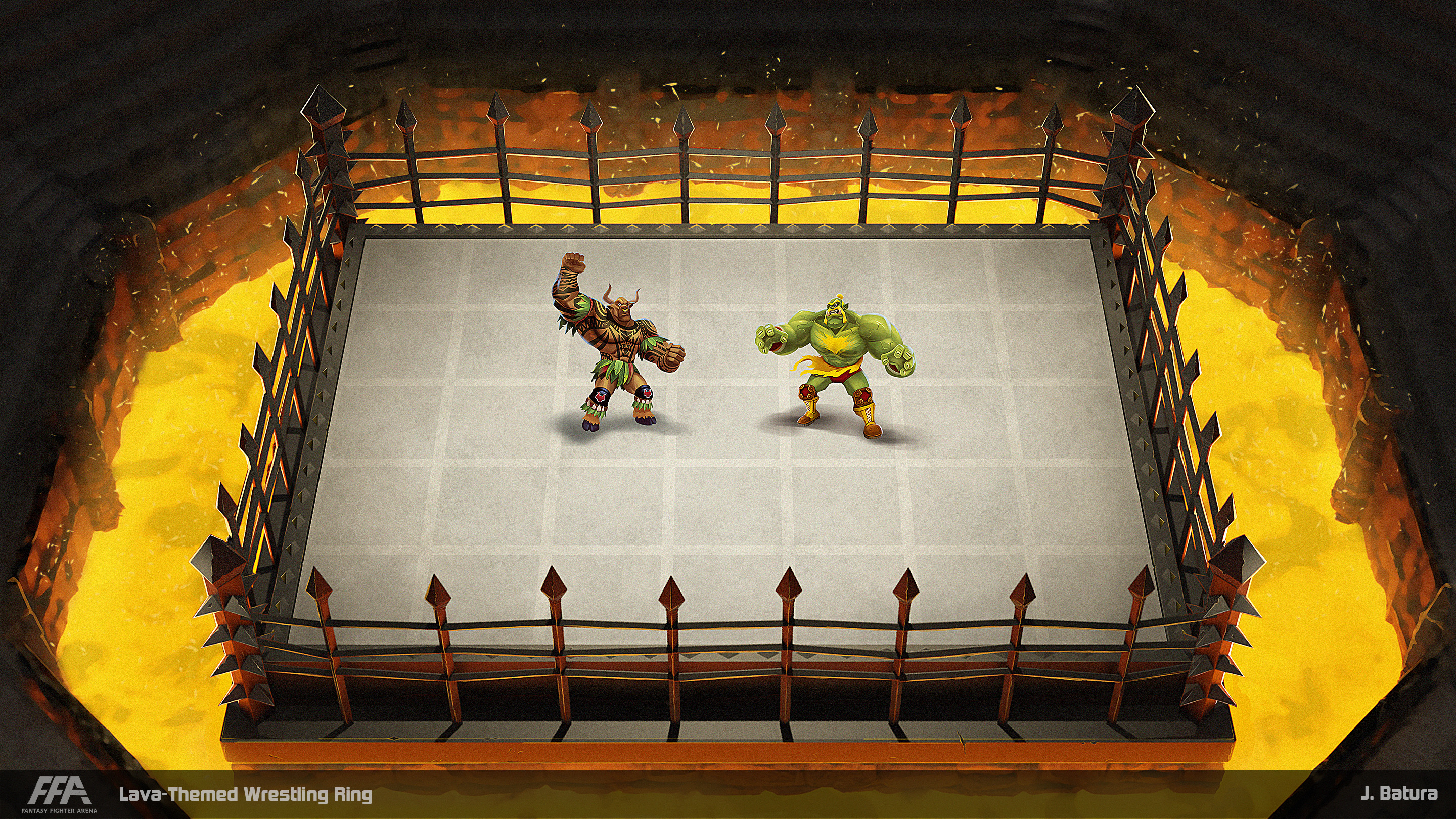 fantasy fighting arena