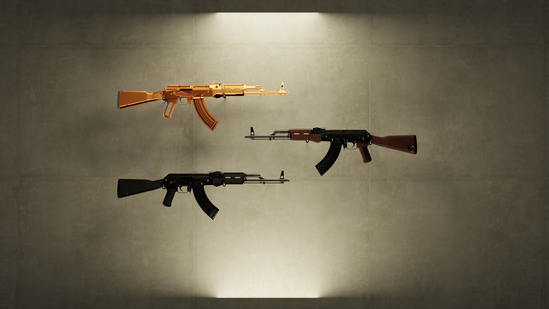 ArtStation - AK 47 game prop/model