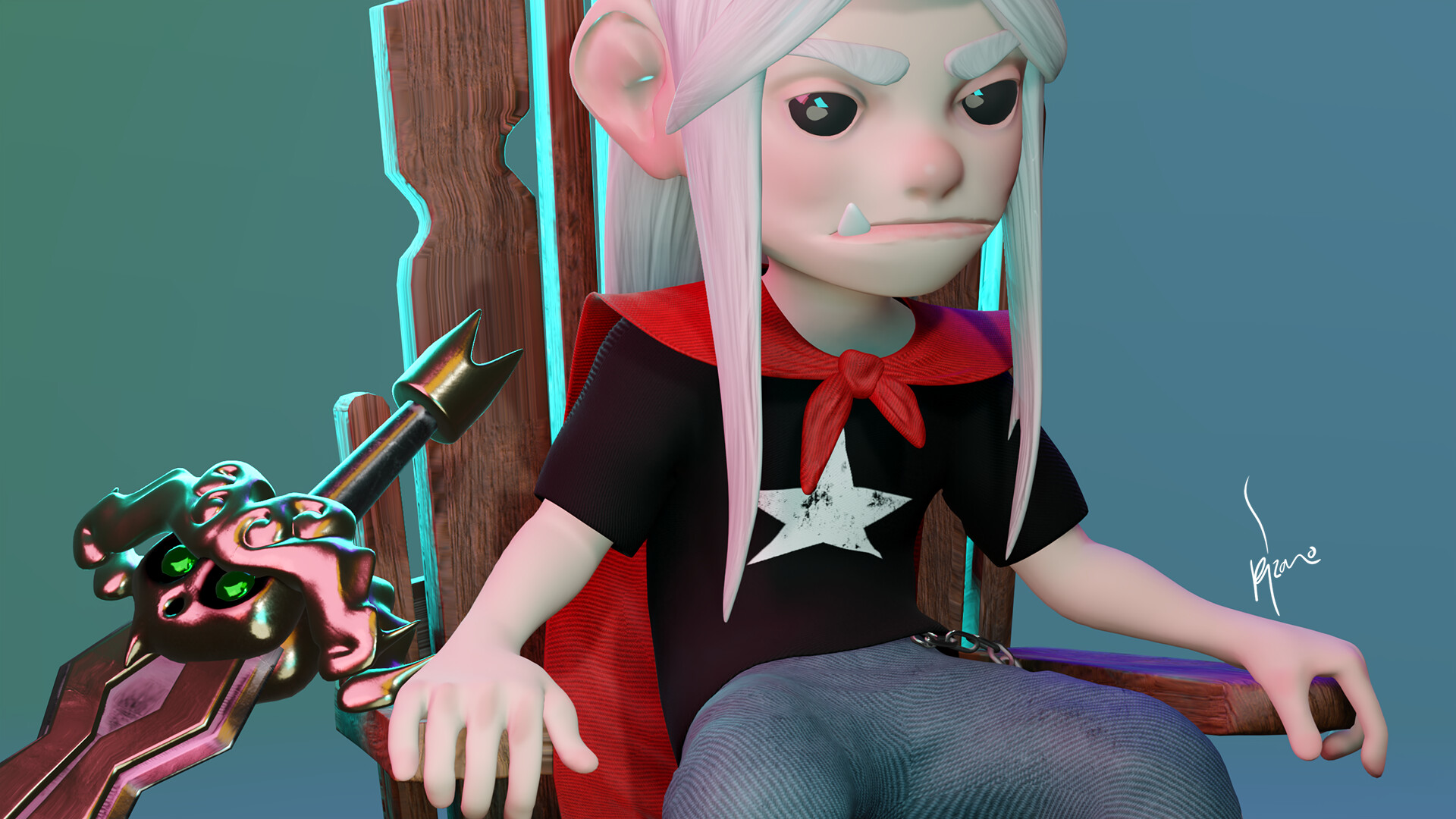 Chaz Pizano - King Character 3d