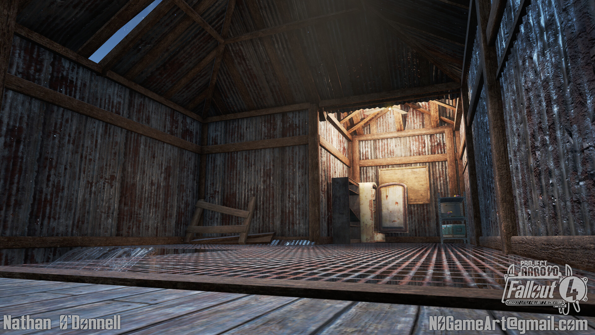 Nathan O'Donnell - Fallout 4: Project Arroyo - Junk Shack Environment Kit
