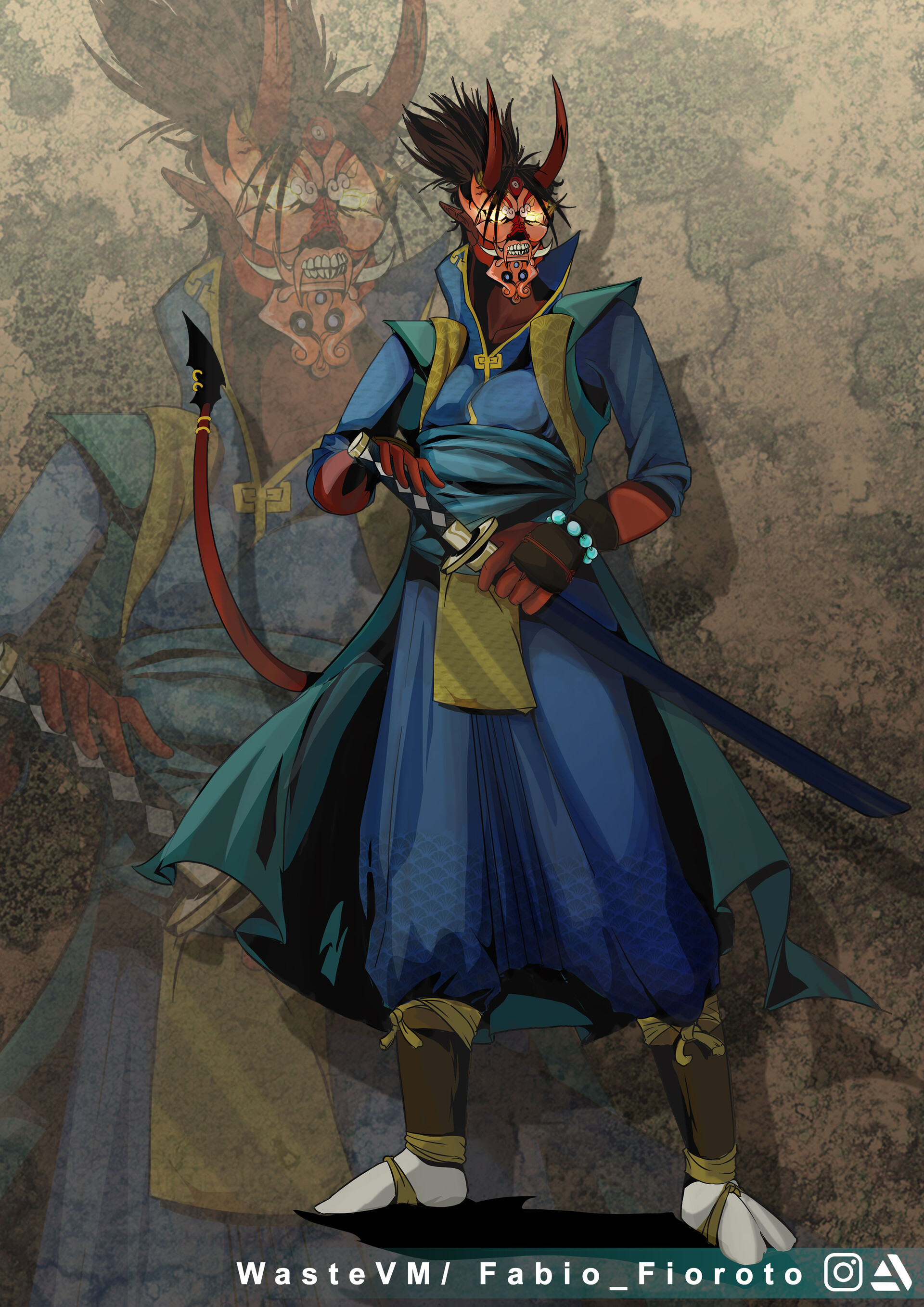 ArtStation - Character Fanart Tiefling "Tenjin".