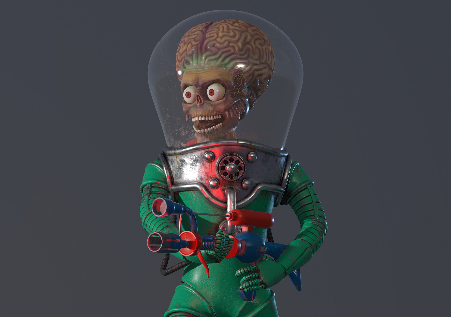 David Therrien - The Martian from "Mars Attacks!"