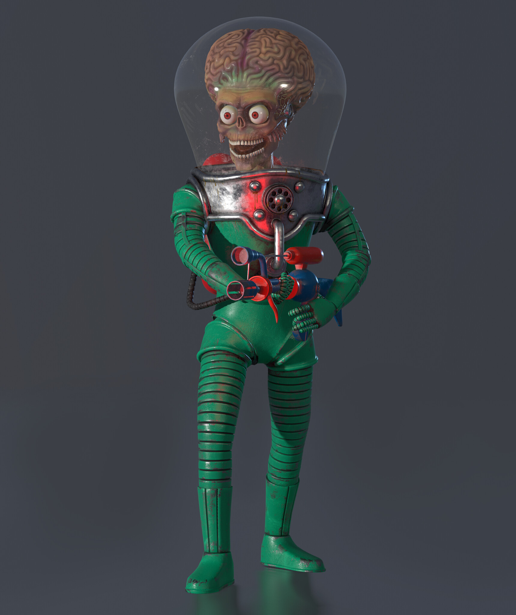 David Therrien - The Martian from "Mars Attacks!"