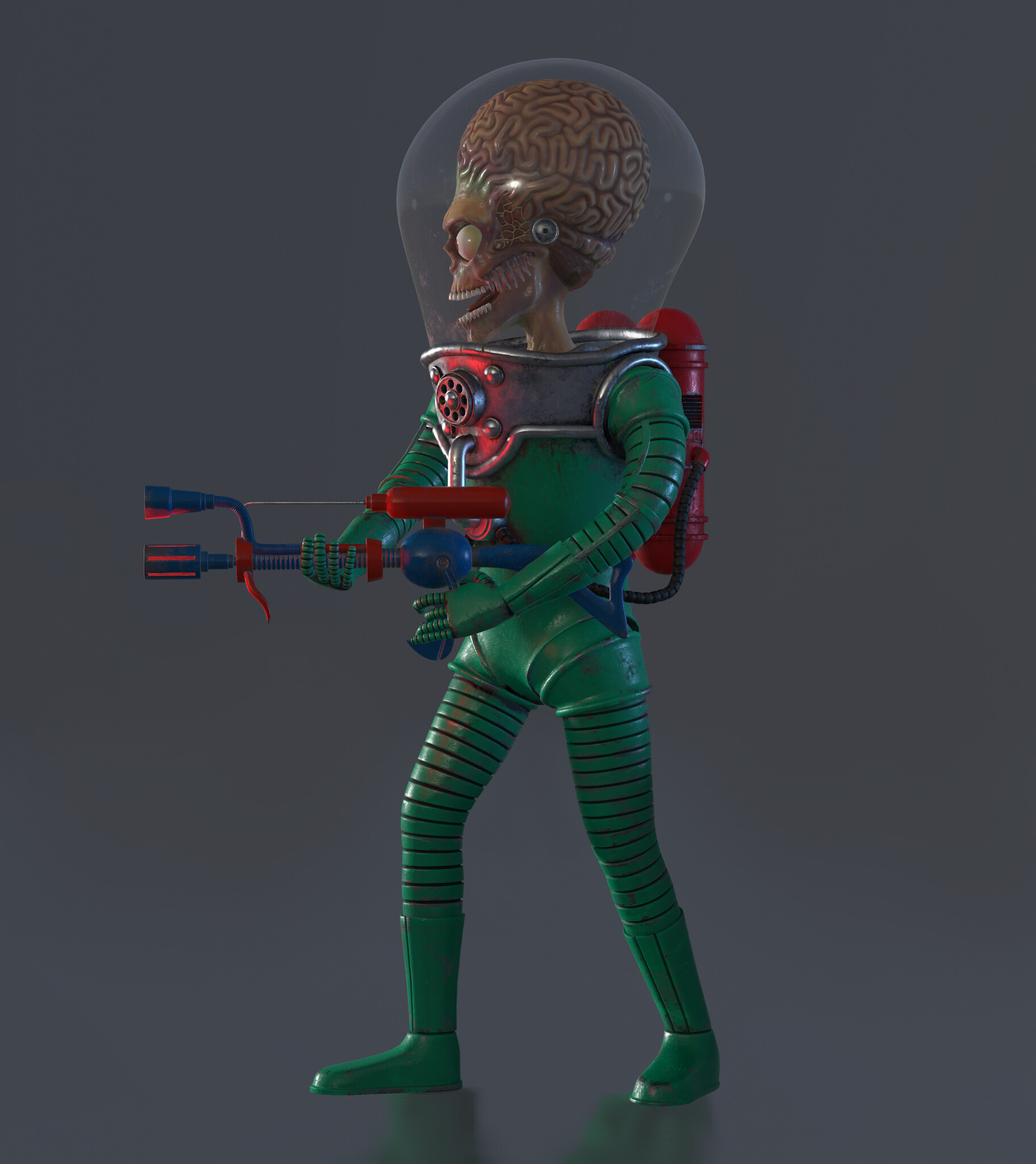 David Therrien - The Martian from "Mars Attacks!"