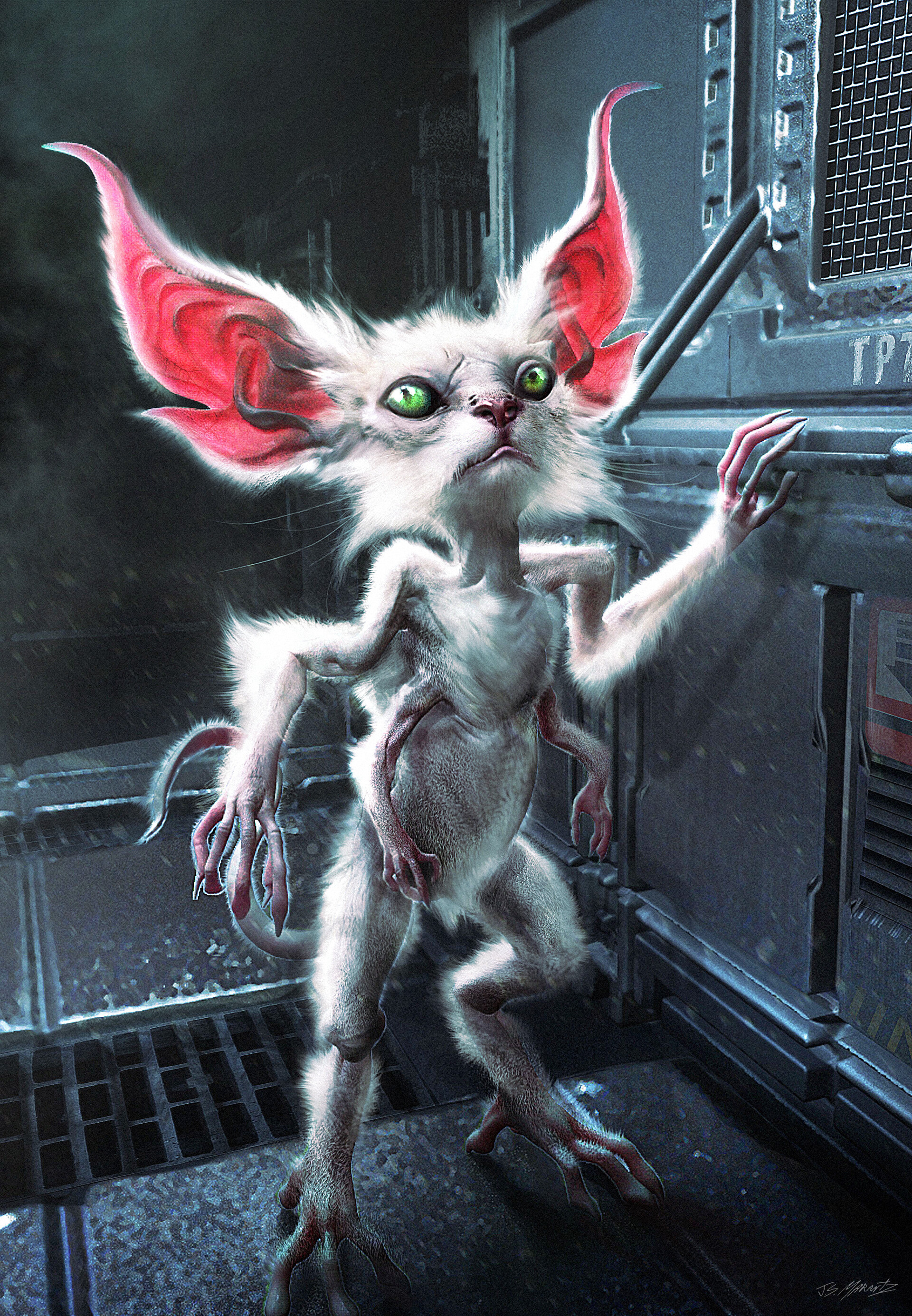 ArtStation - Alien Cat Creature for a Canceled Project