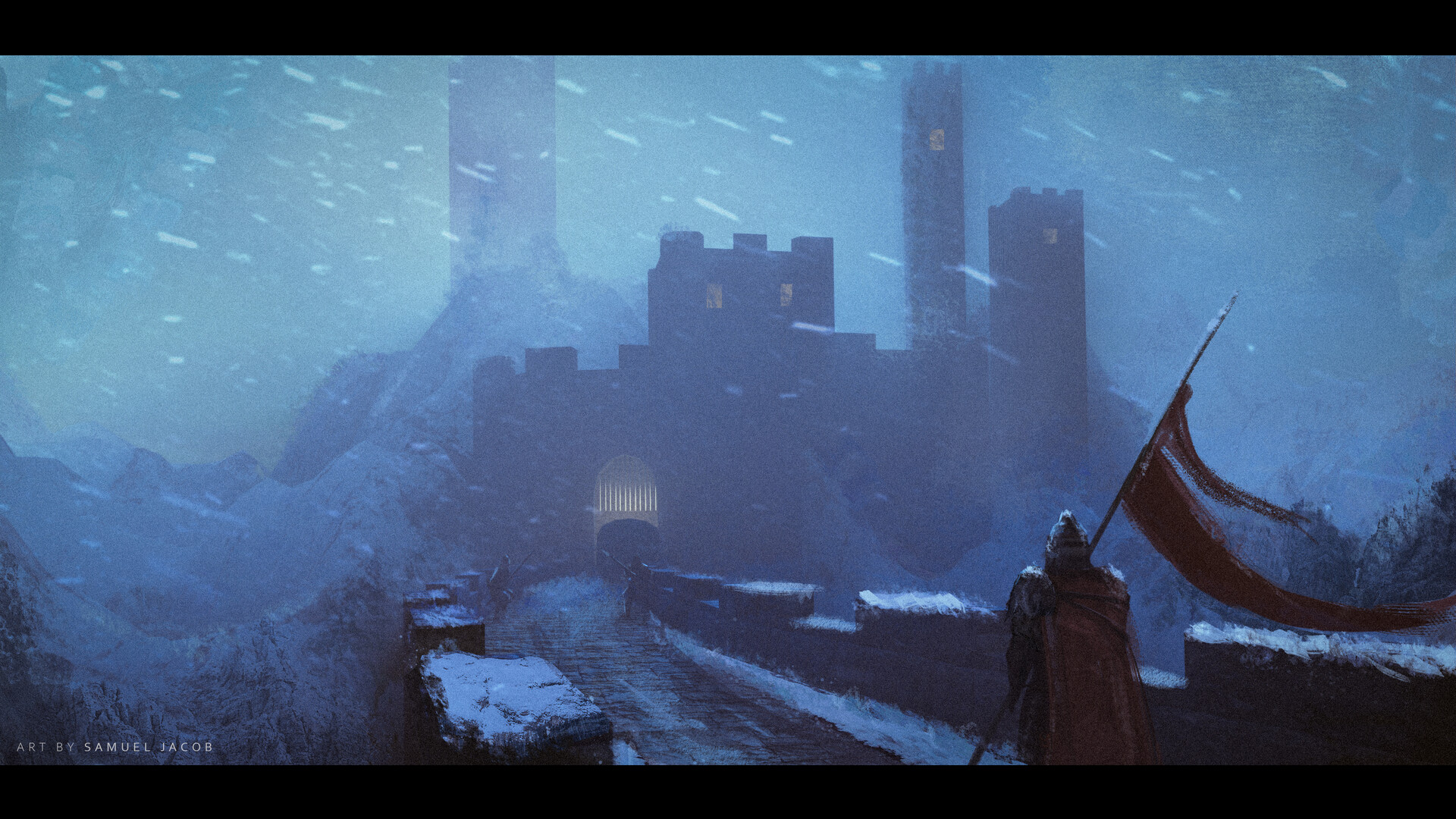 ArtStation - Fortress in the Snow