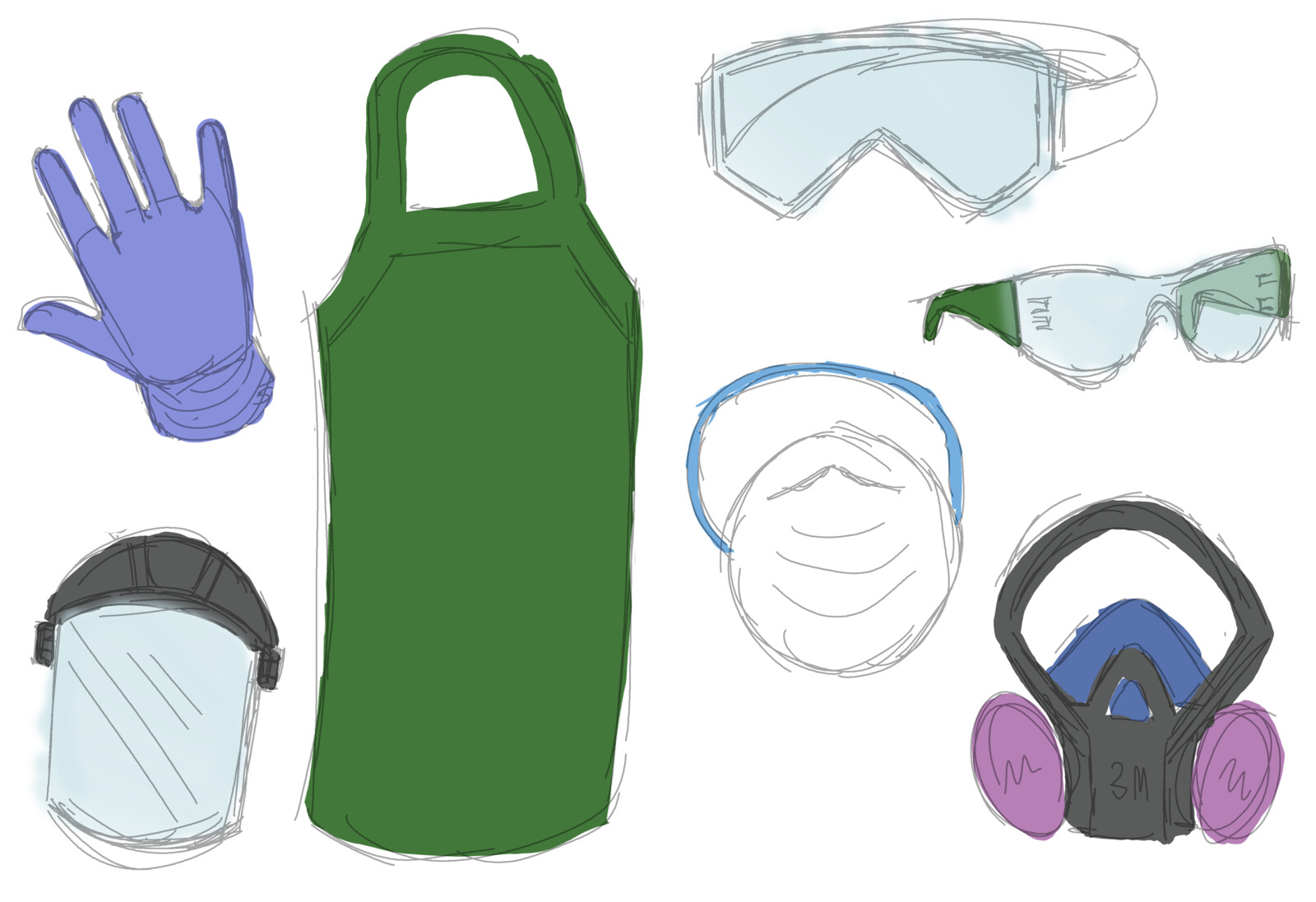 Abigail (Ab) Wilkinson - Intern Handbook Dress Code Illustrations (2021)