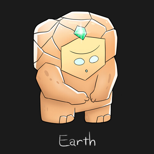 An Che - 5 Elements Characters 2D Game Art, 2D Character Design