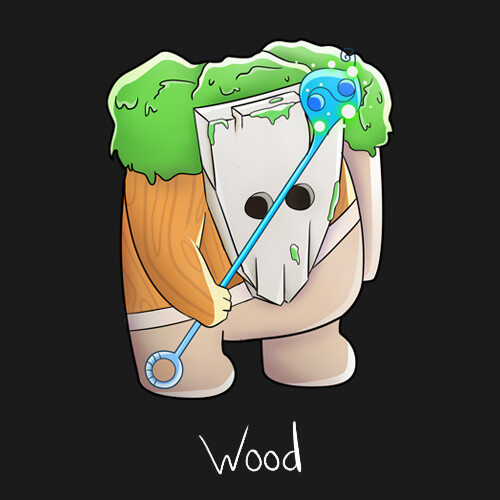 An Che - 5 Elements Characters 2D Game Art, 2D Character Design