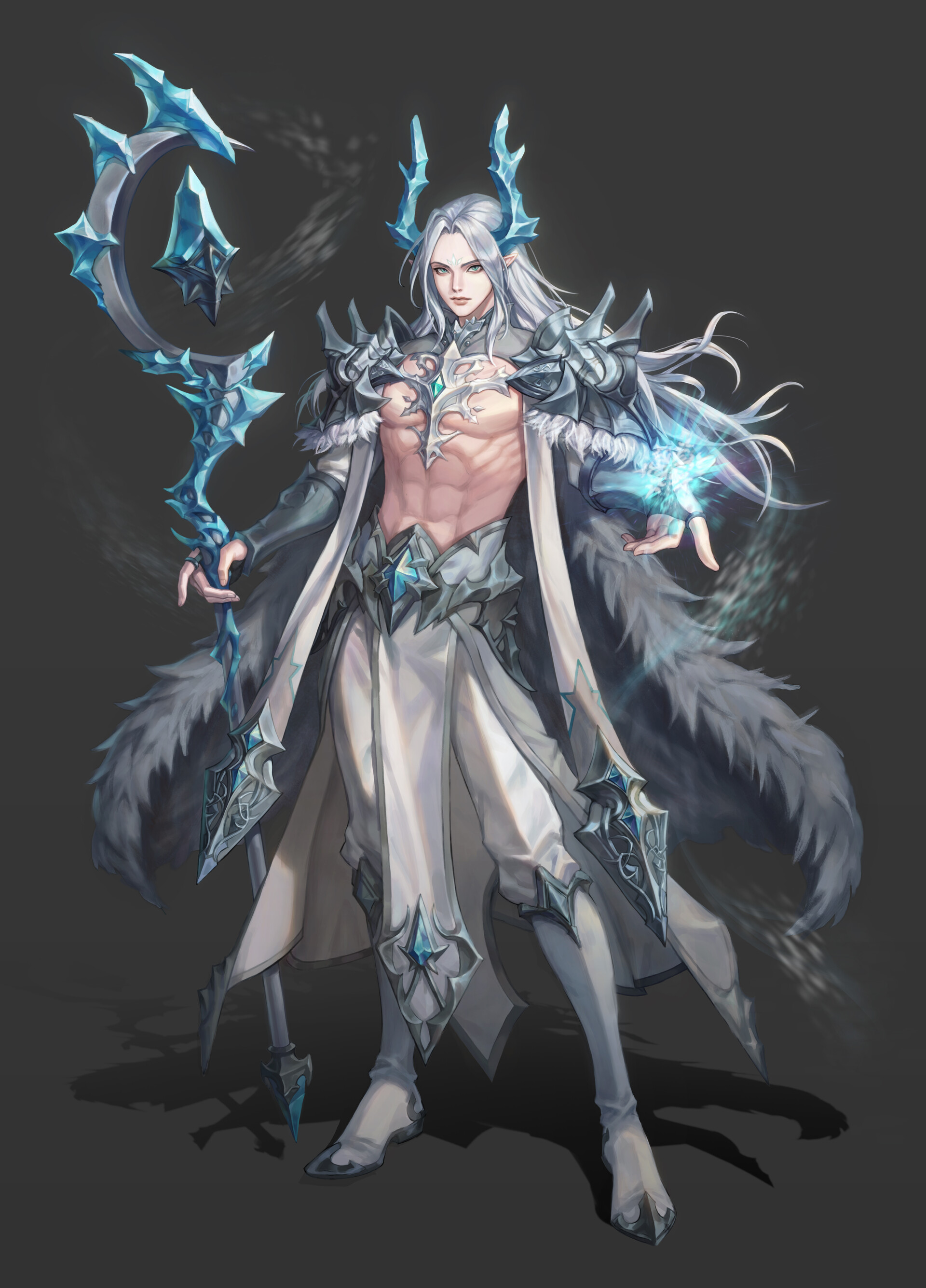 how to draw ice wizard