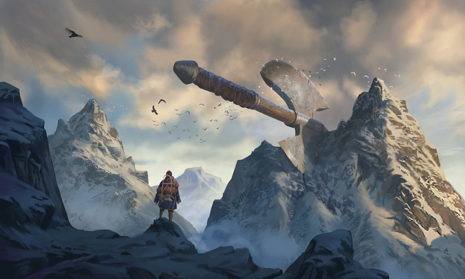 ArtStation - Giant axe