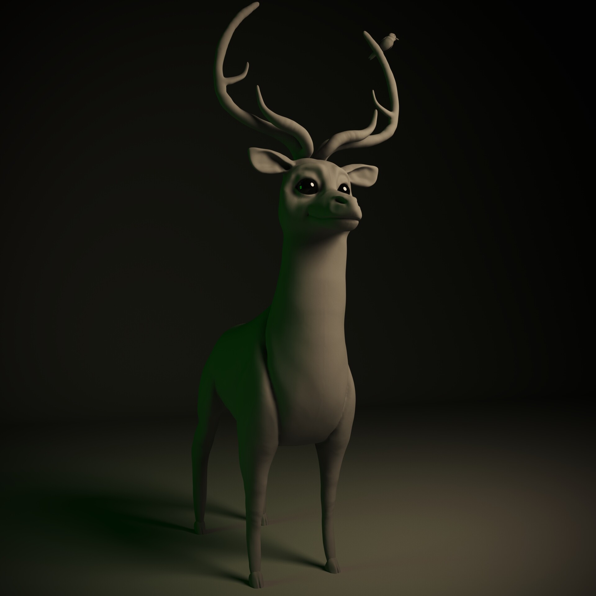 ArtStation - Deer Smile