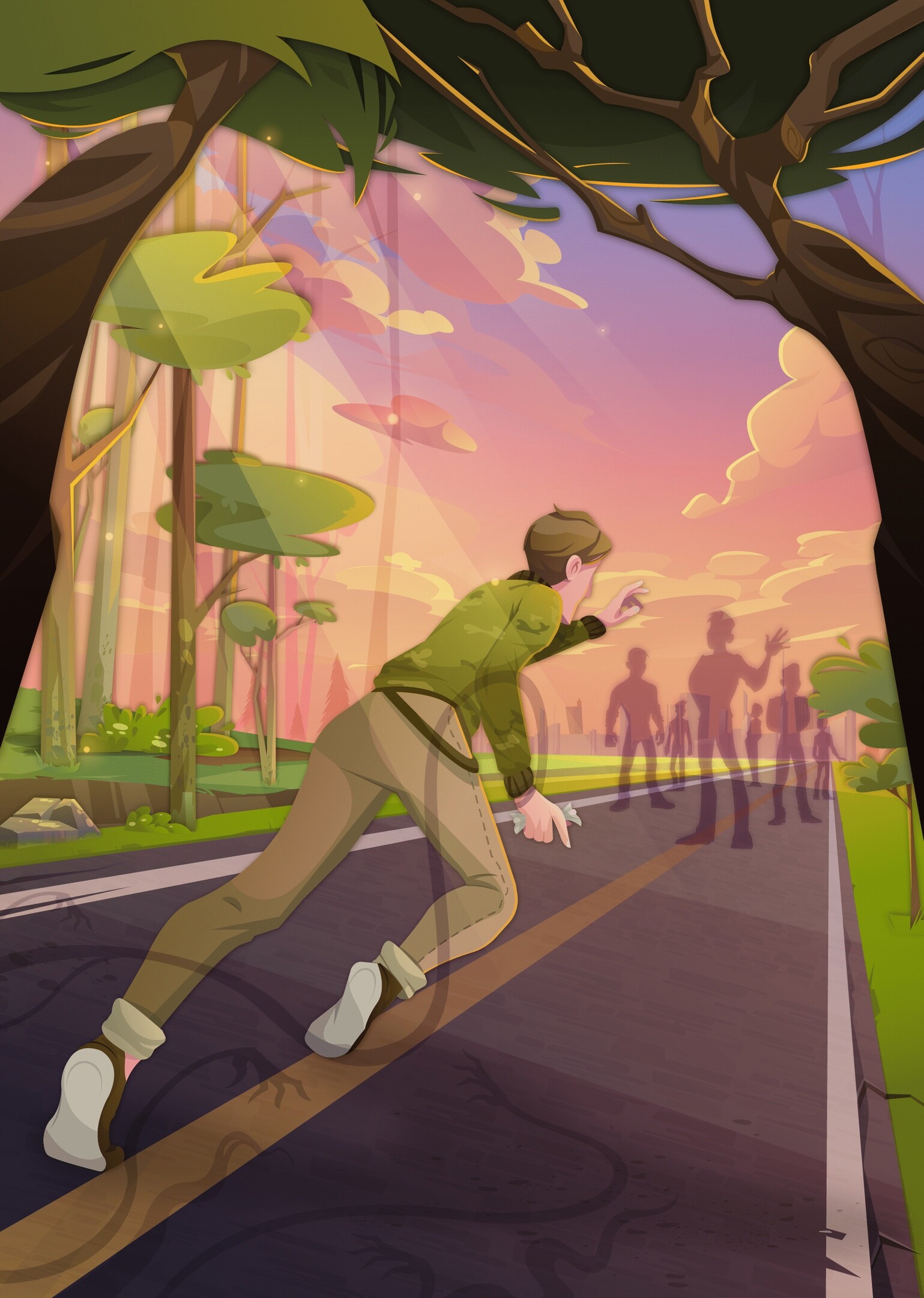 ArtStation - Illustration | The long walk