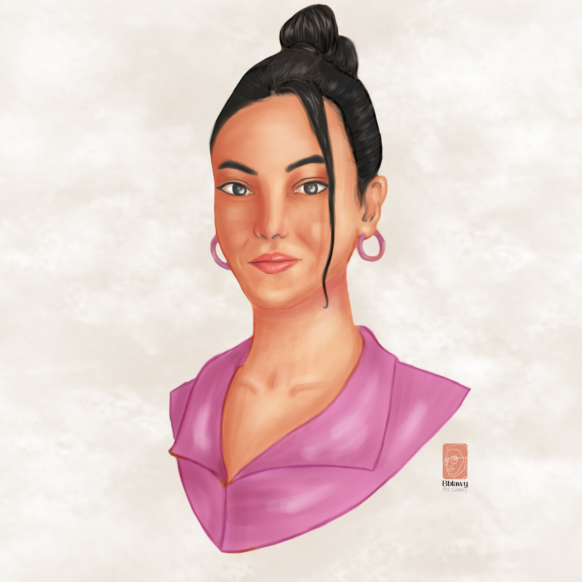ArtStation - digital portrait