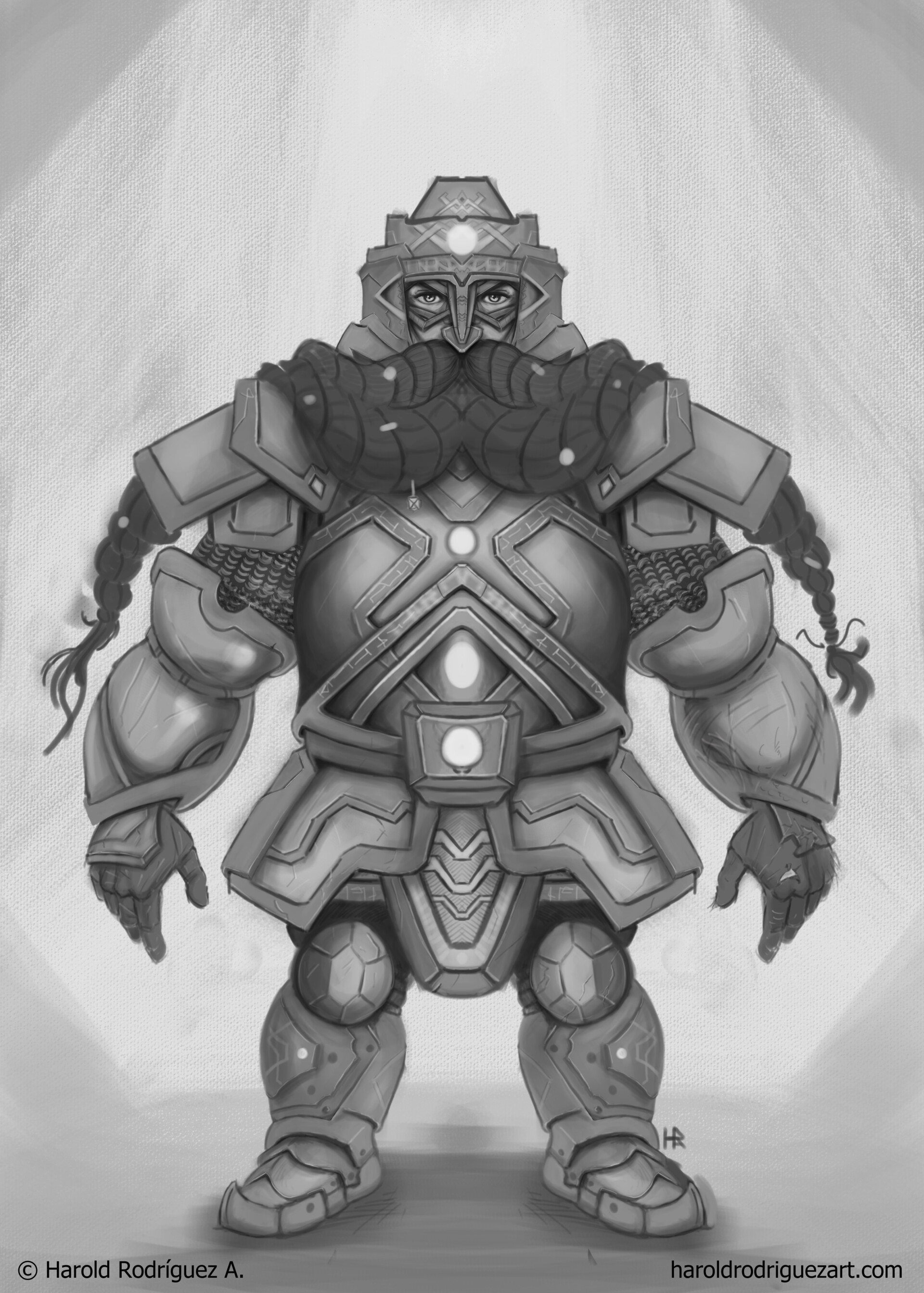 ArtStation - Dwarf Male Warrior