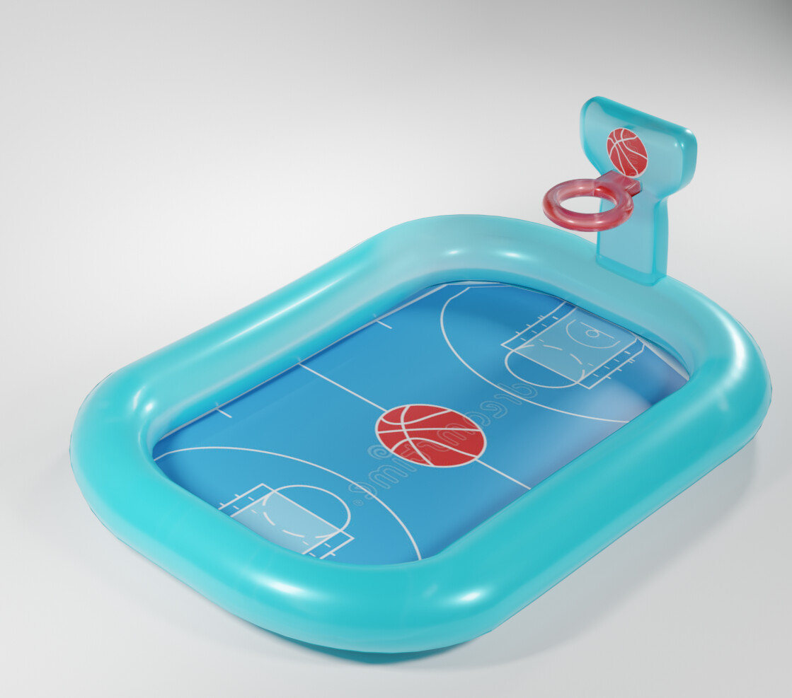 ArtStation - Children's pool basketball court