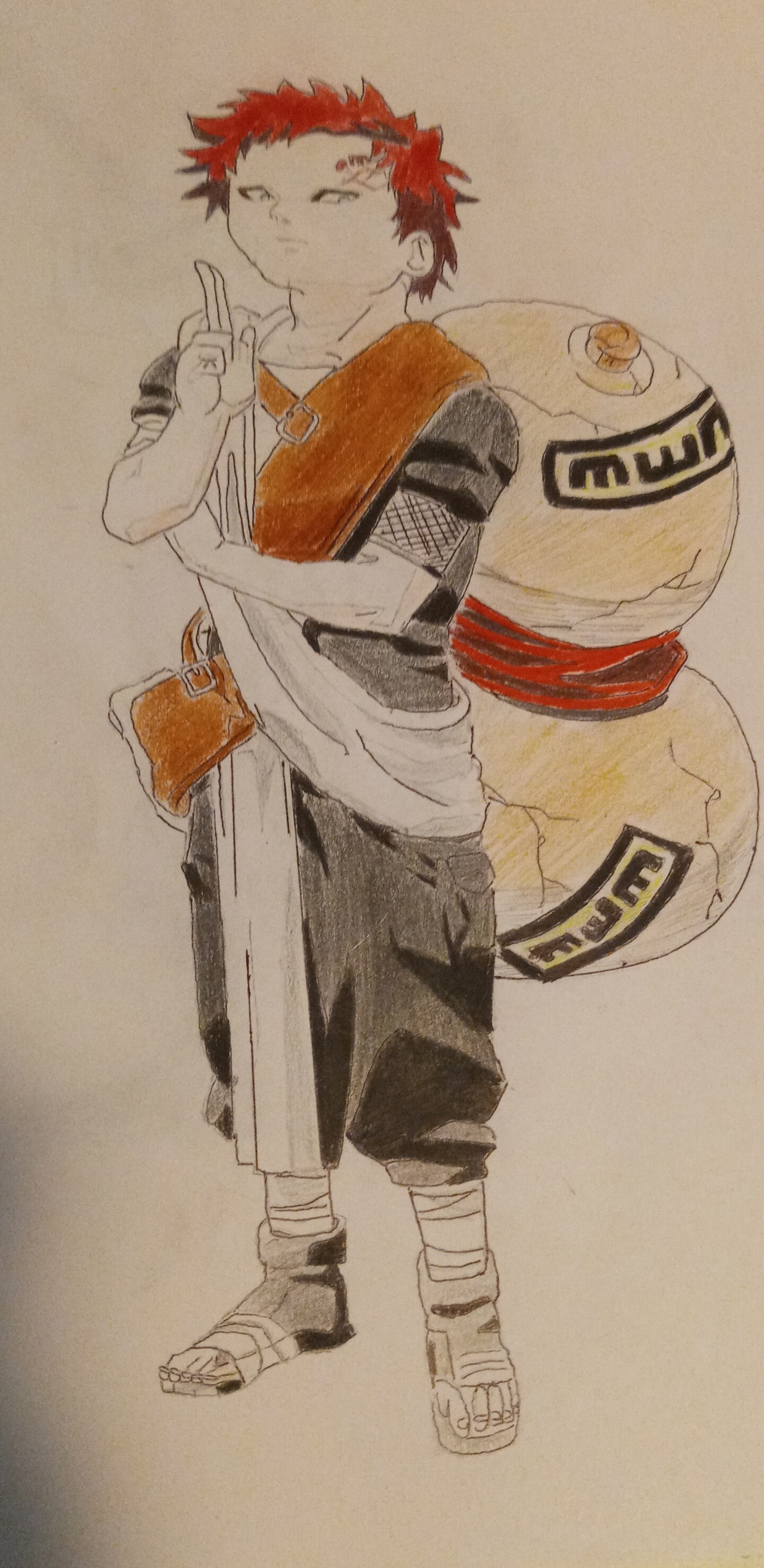 ArtStation - Gaara from Naruto