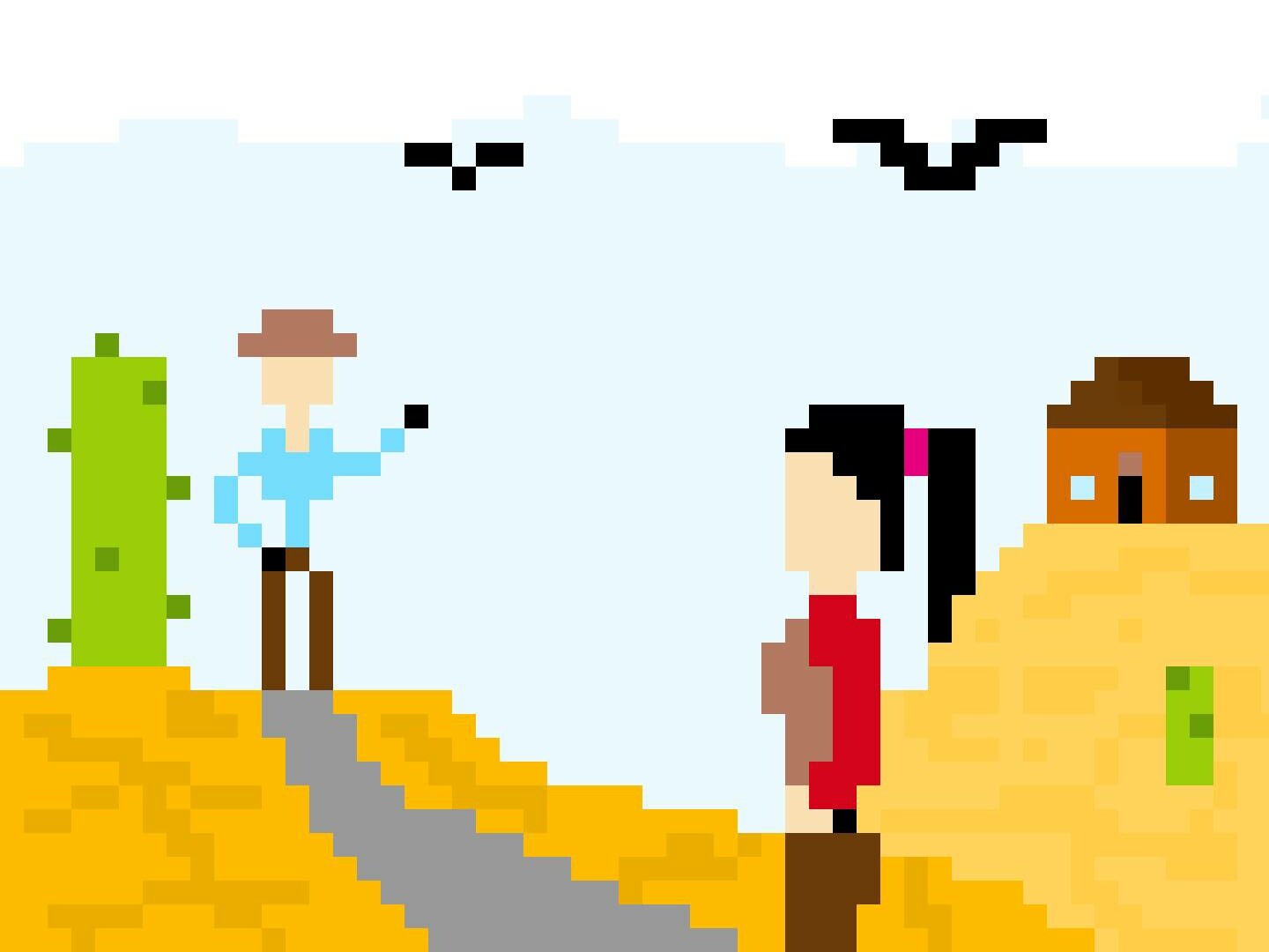 ArtStation - Pixel Cowboy Wild West