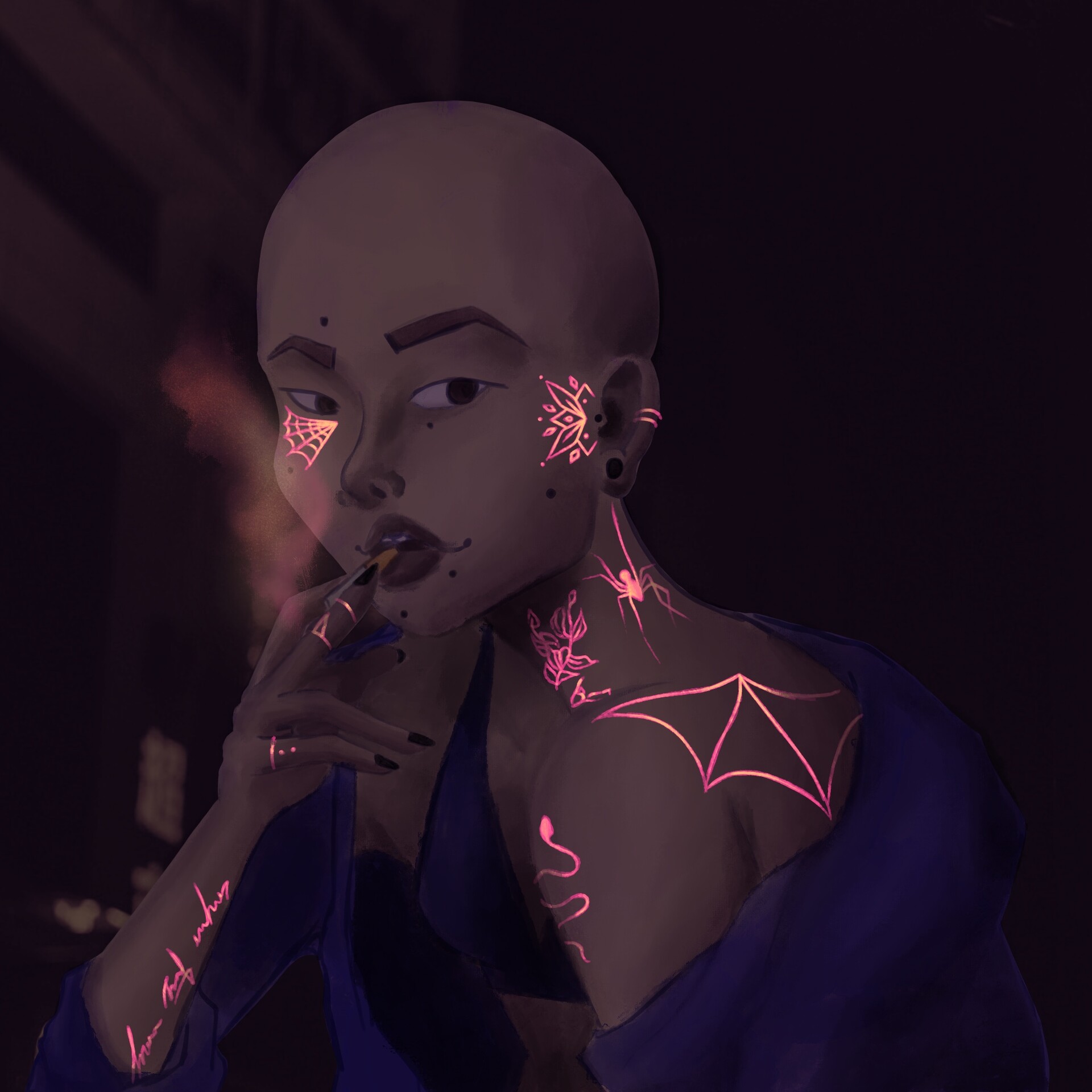 ArtStation - Neon skin