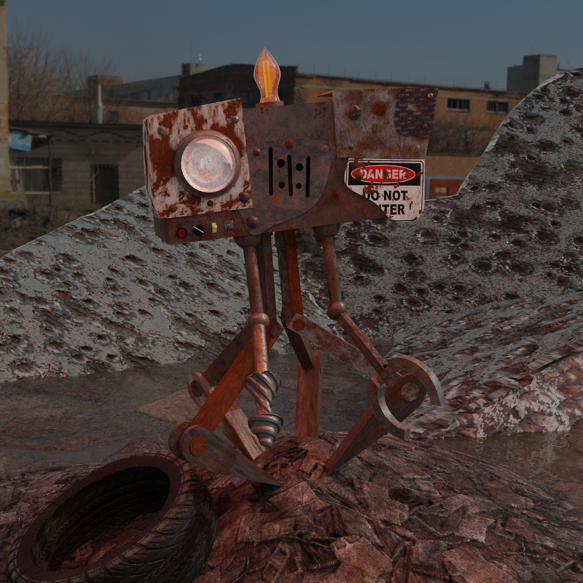 ArtStation - Scrap Bot