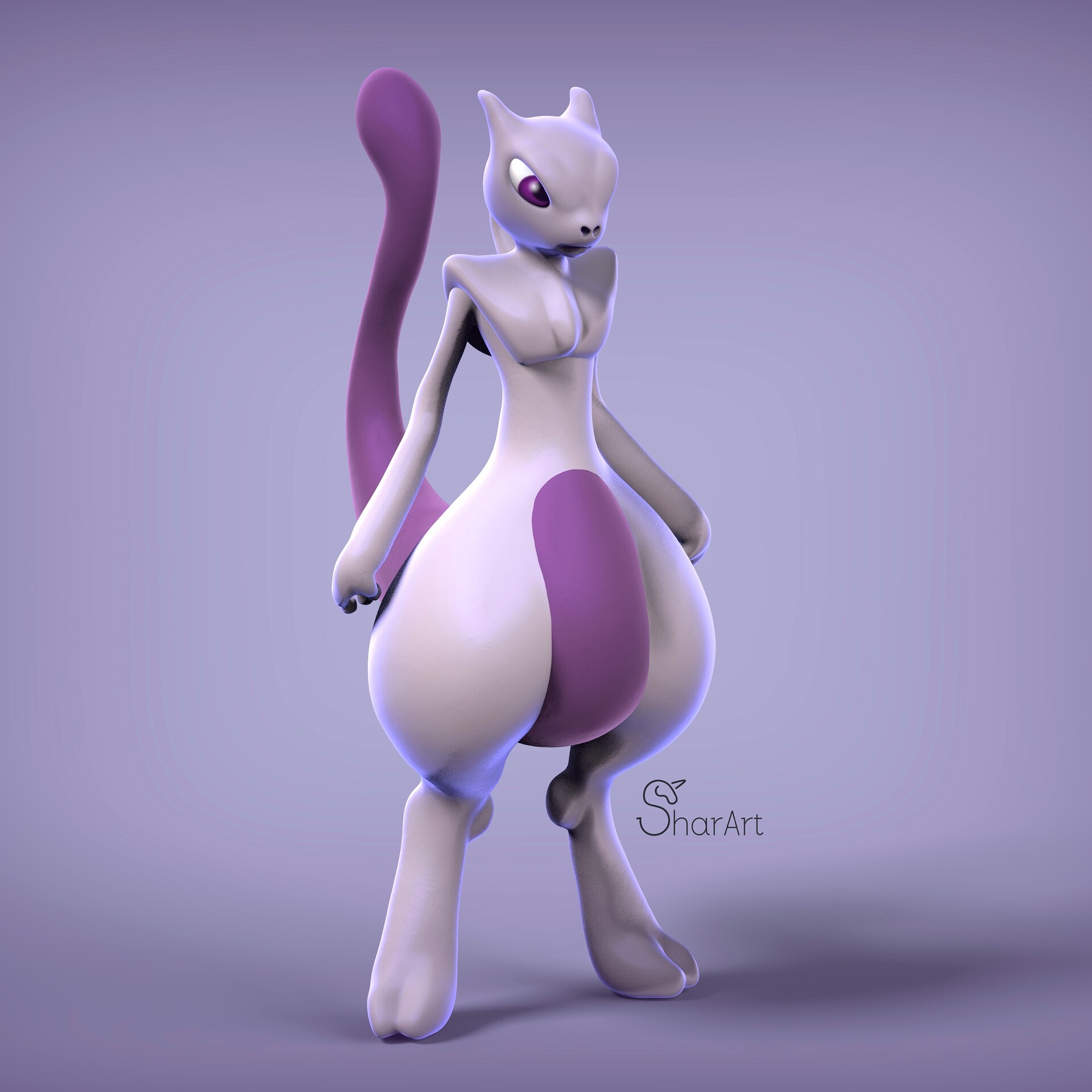 ArtStation - Mewtwo