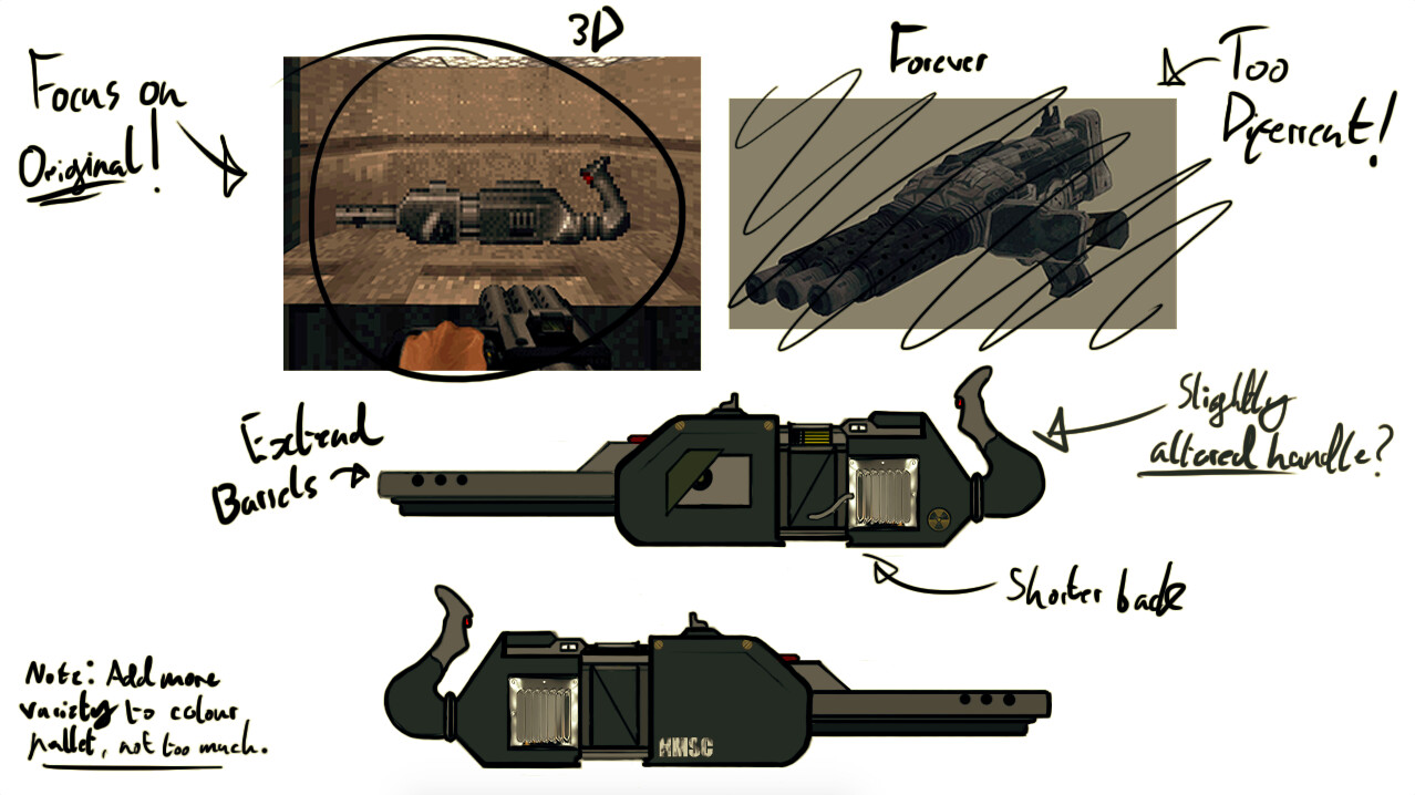 ArtStation - Duke Nukem Weapon Remake 2