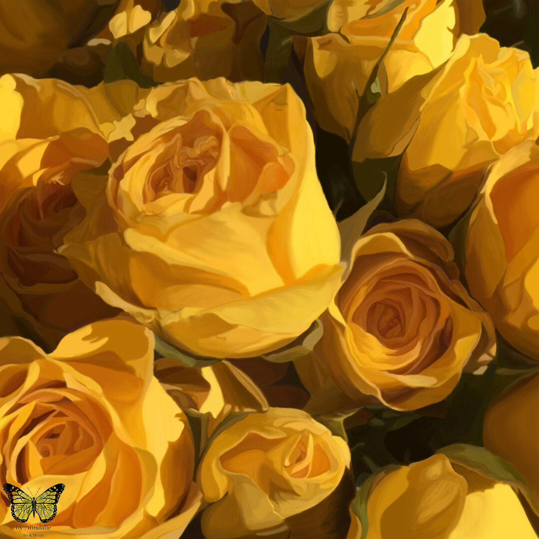 Yellow Roses Wallpaper Desktop Background