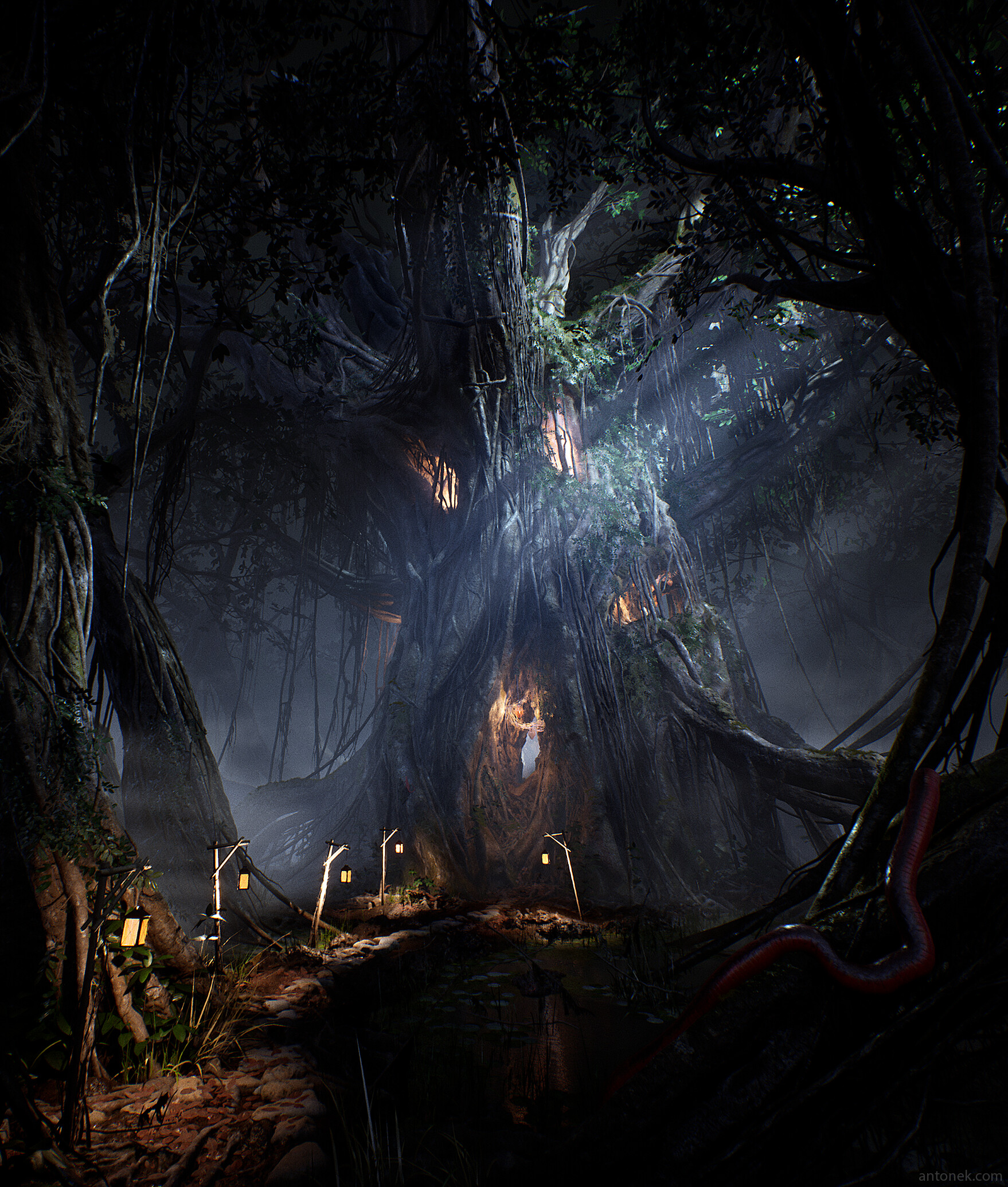 Anton Ek - Wizard's treehouse - UE4